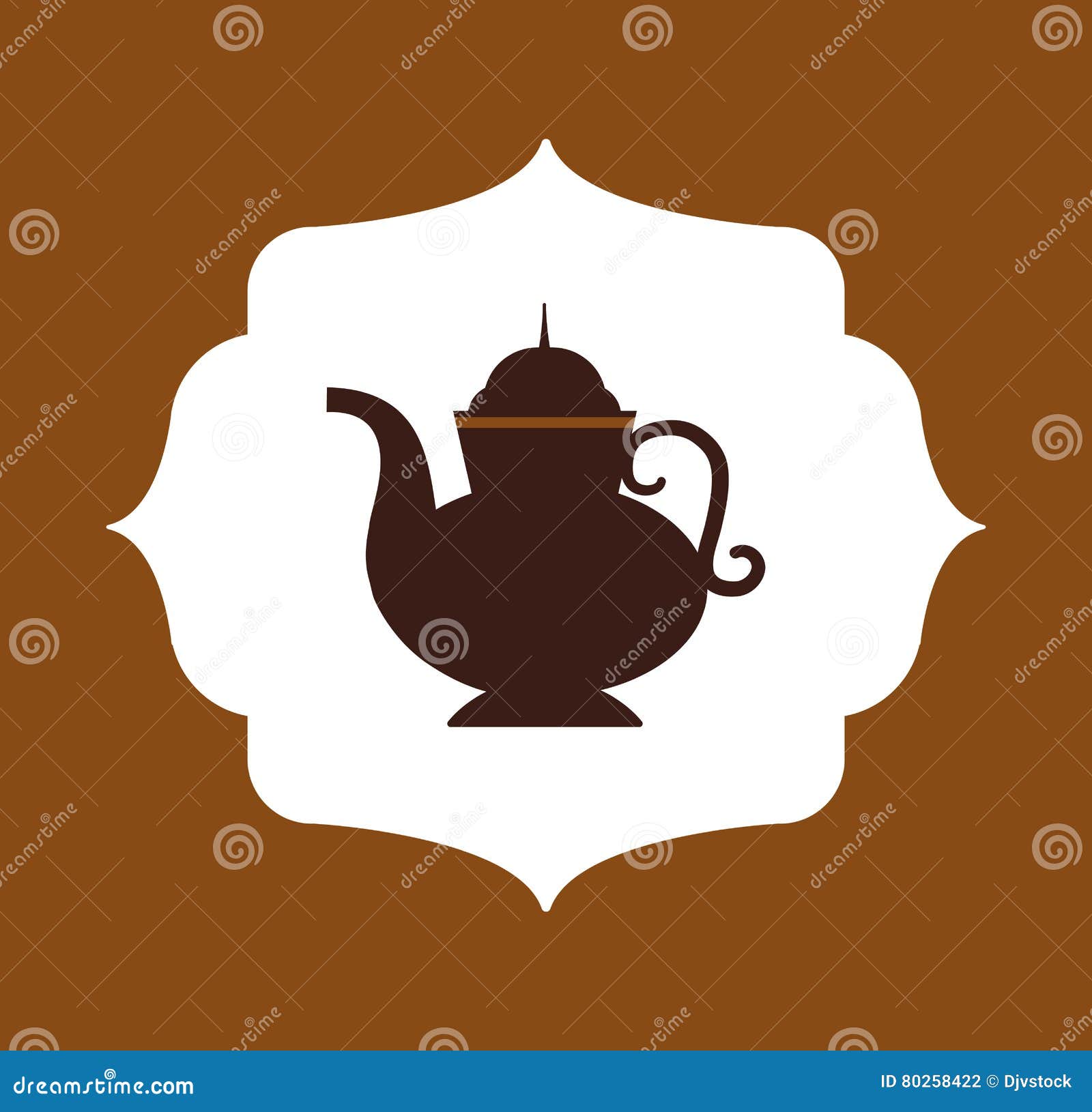 Delicious tea drink stock vector. Illustration of icon - 80258422