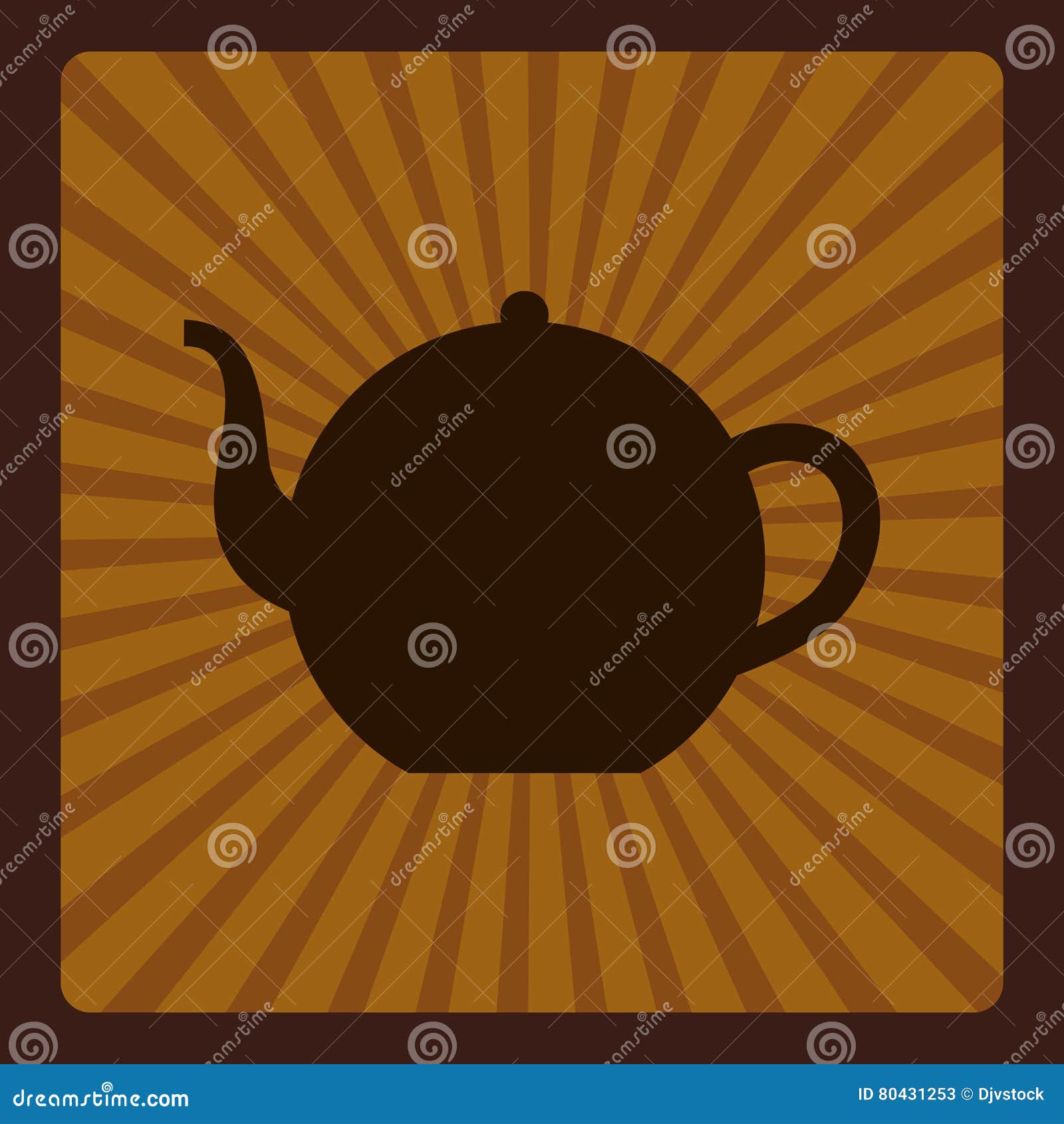 Delicious tea drink stock vector. Illustration of dishware - 80431253