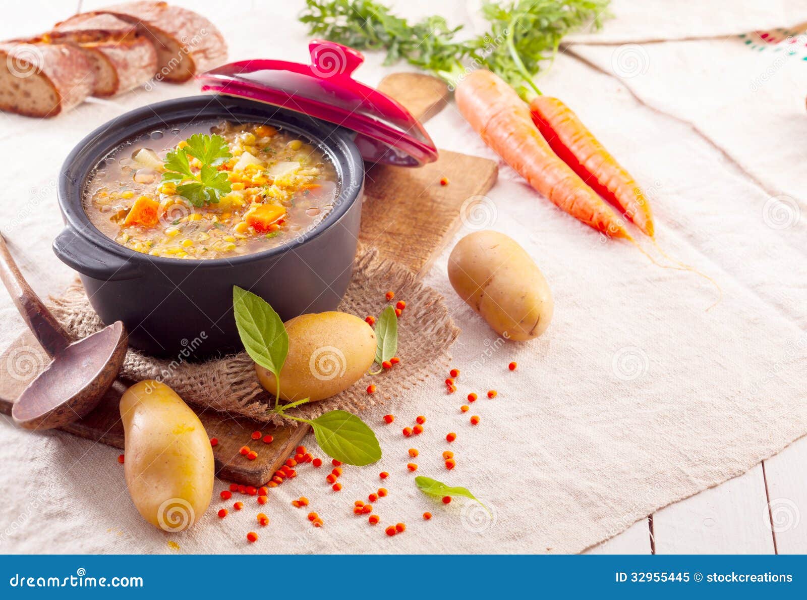 Delicious Thick Vegetable Stew or Soup Stock Image - Image of concept ...