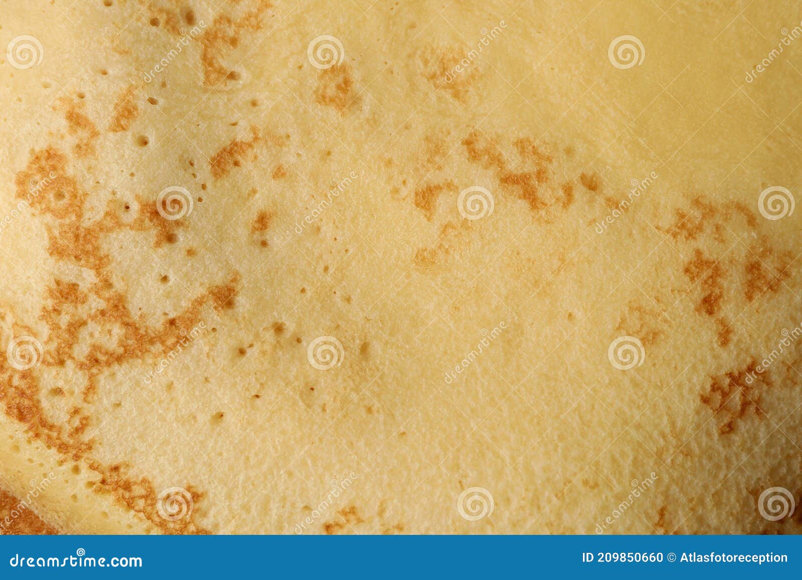 Delicious Thin Pancake Texture Background, Close Up Stock Photo - Image ...