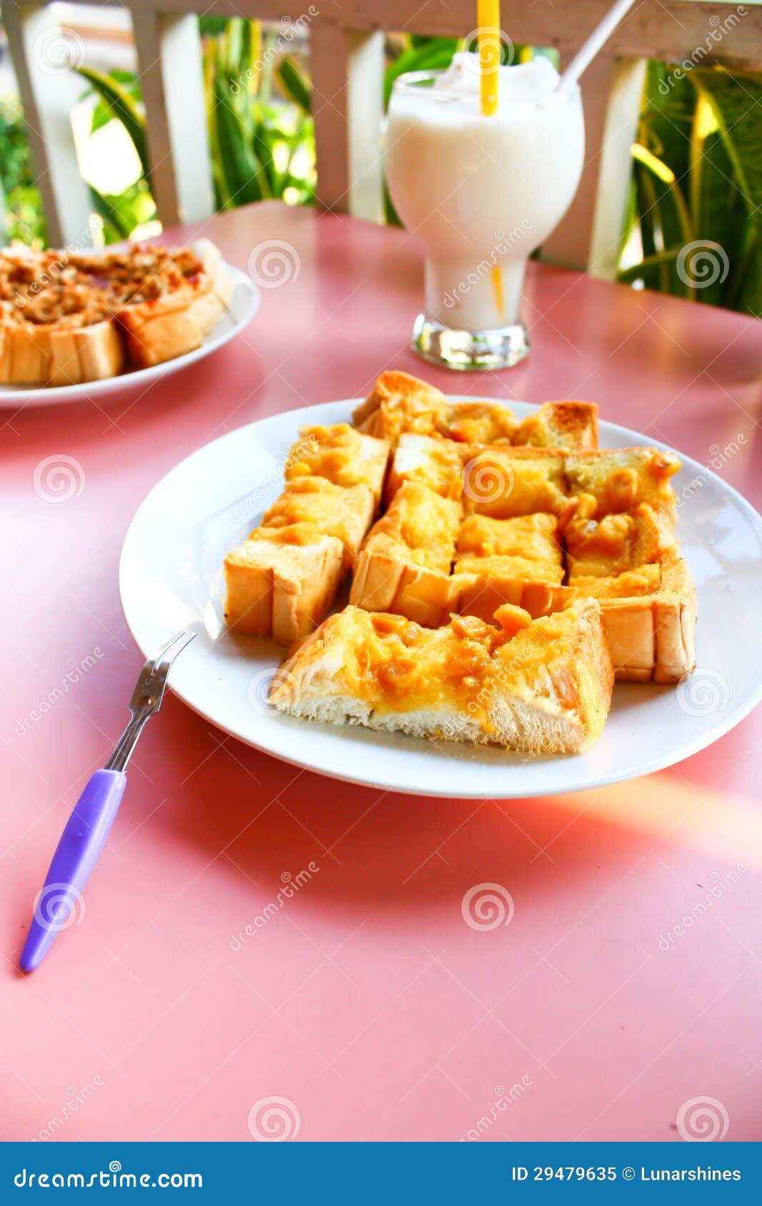 Delicious Toast for Breakfast Stock Image - Image of morning, fresh ...