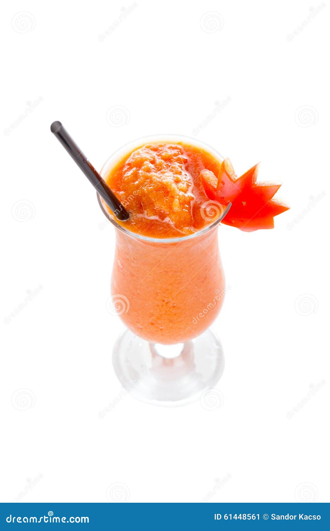 Delicious tomato smoothie stock image. Image of isolated - 61448561