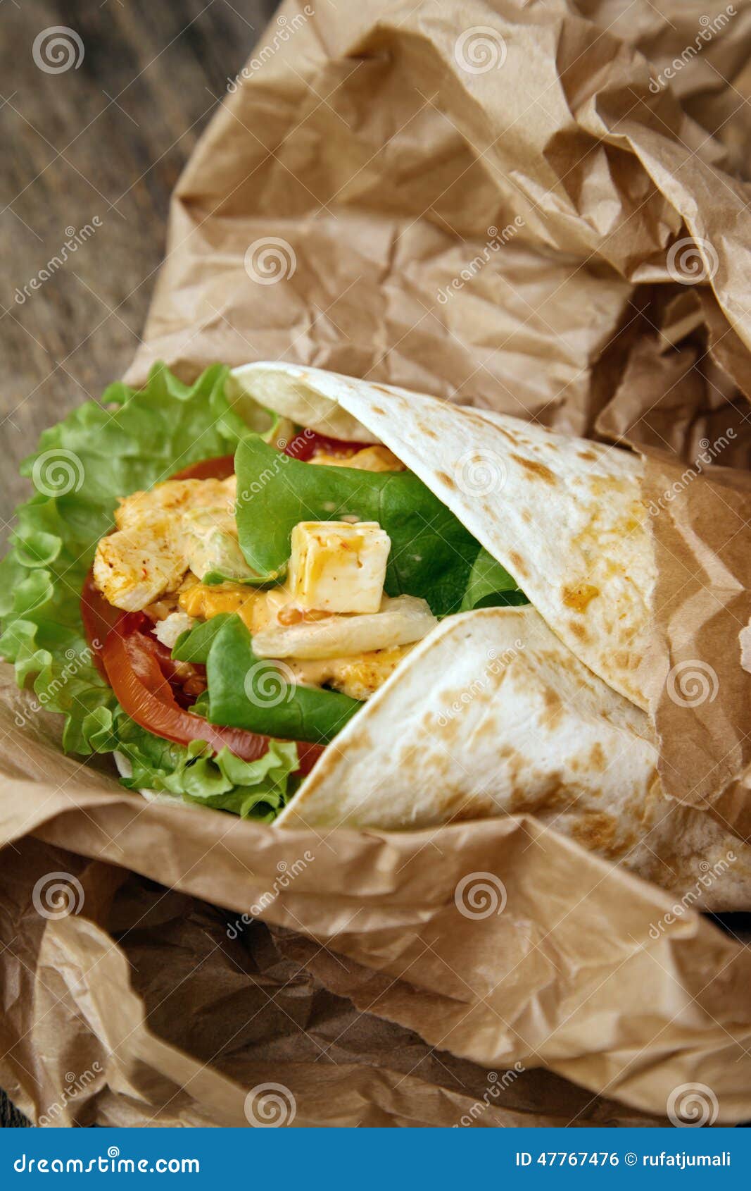 Delicious tortilla stock photo. Image of fastfood, pastry - 47767476