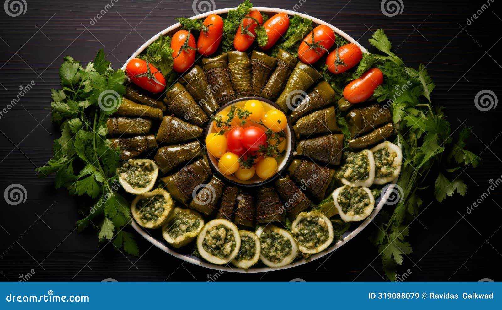 Dolma Meal Icon Cartoon Vector. Food Cuisine | CartoonDealer.com #279292685
