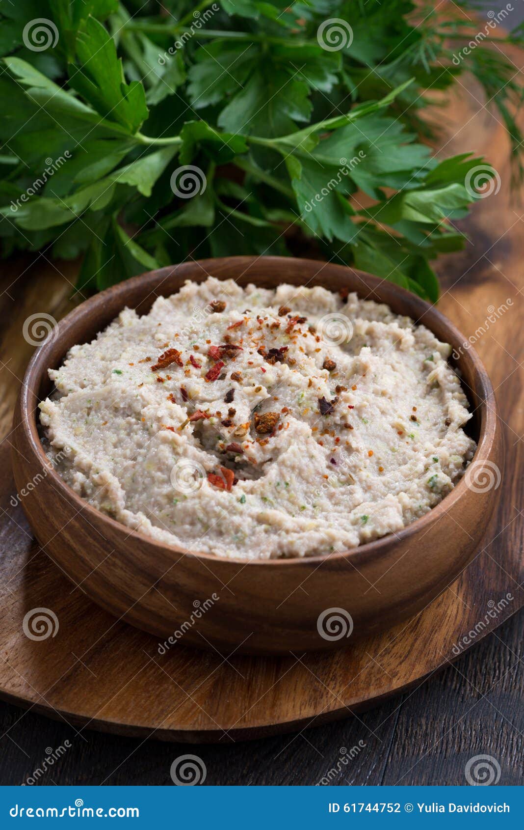 Delicious Vegetable Pate with Spices, Vertical Stock Photo - Image of ...