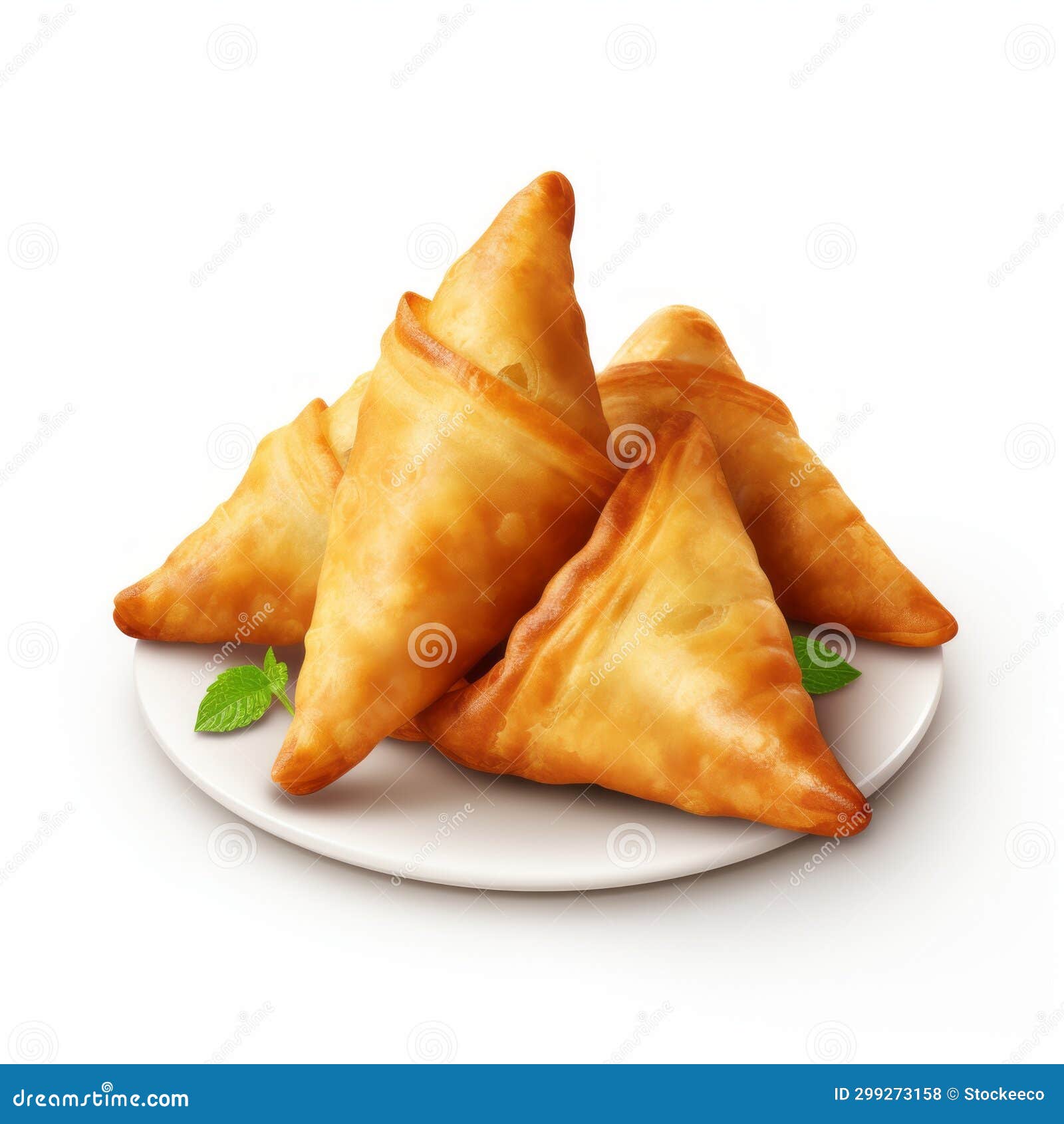 Delicious Vegetarian Samosa Recipe for Your Tiffin Box Stock ...
