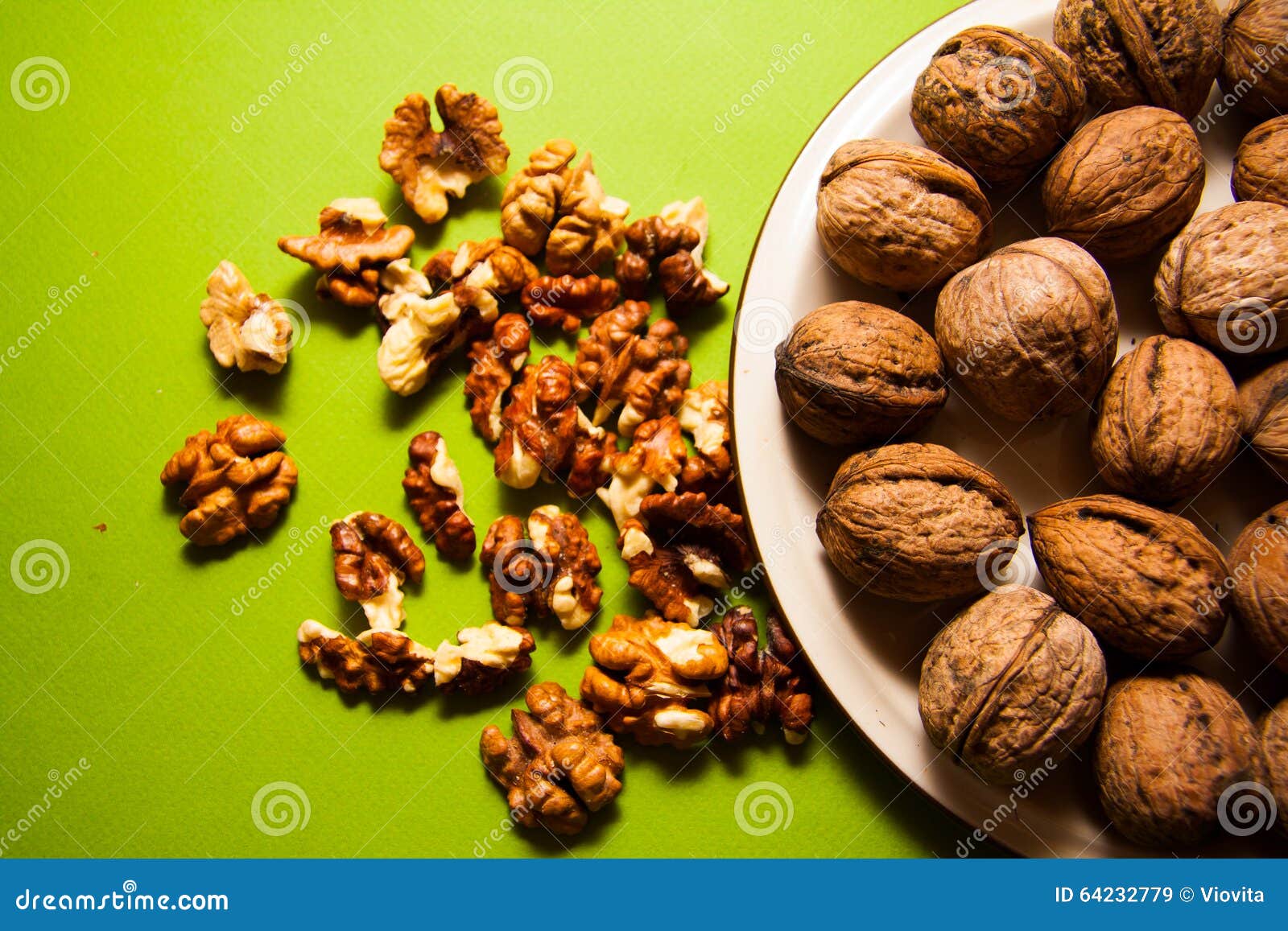 Delicious walnuts stock image. Image of food, mixture - 64232779