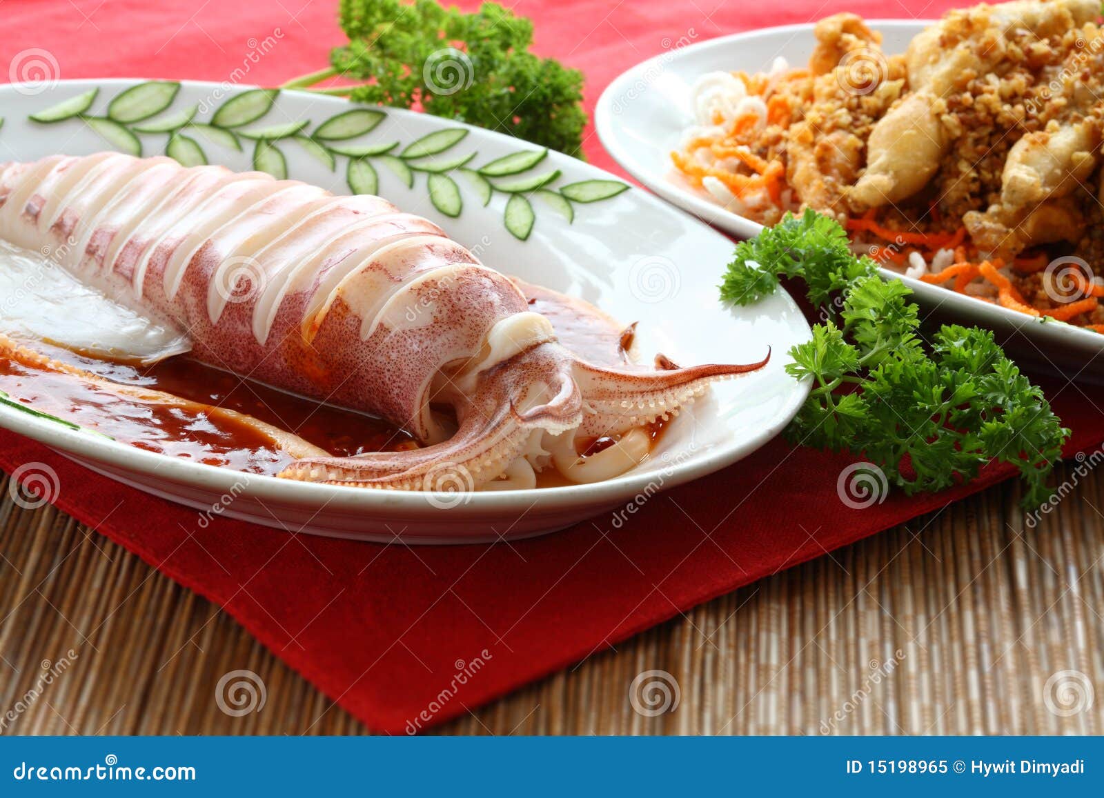 Delicious Whole Octopus Cuisine Stock Image - Image of entrance, snack ...