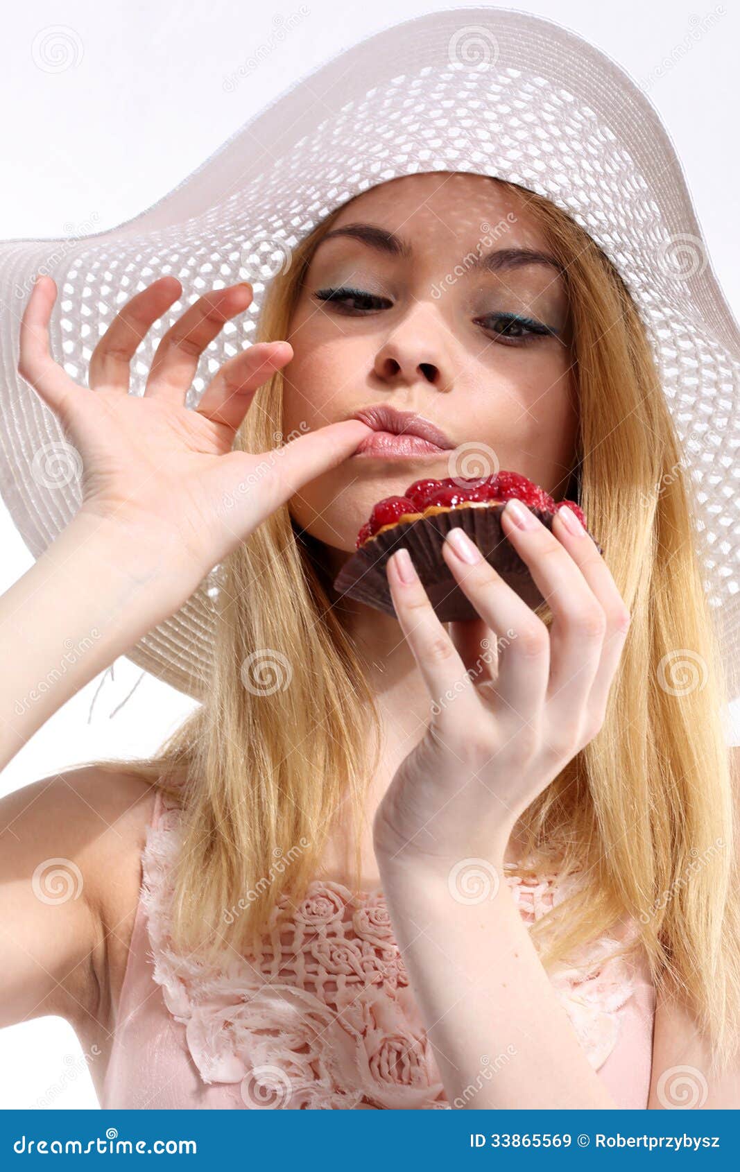 Delicious! stock image. Image of blonde, hand, loss, senses - 33865569