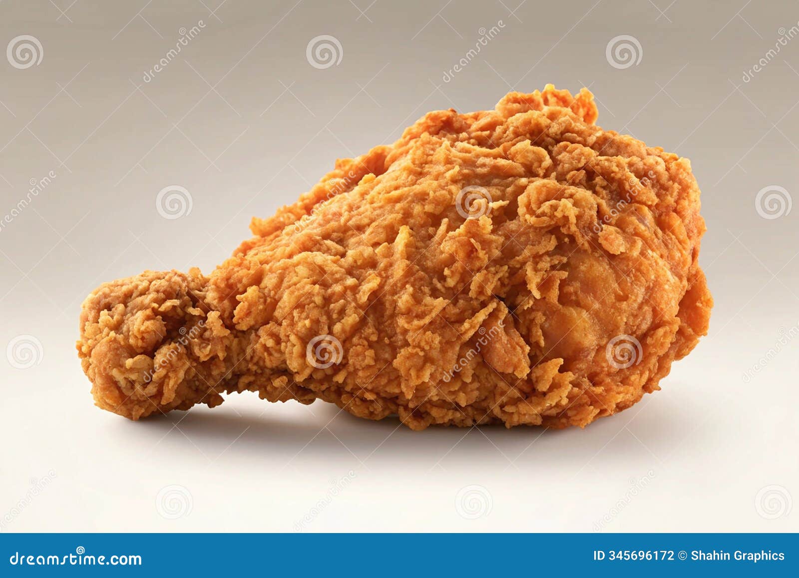 3d Realistic Fried Chicken Illustration Stock Illustration ...