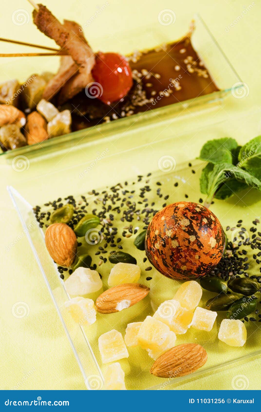 Delicous food stock photo. Image of almonds, tomatos - 11031256