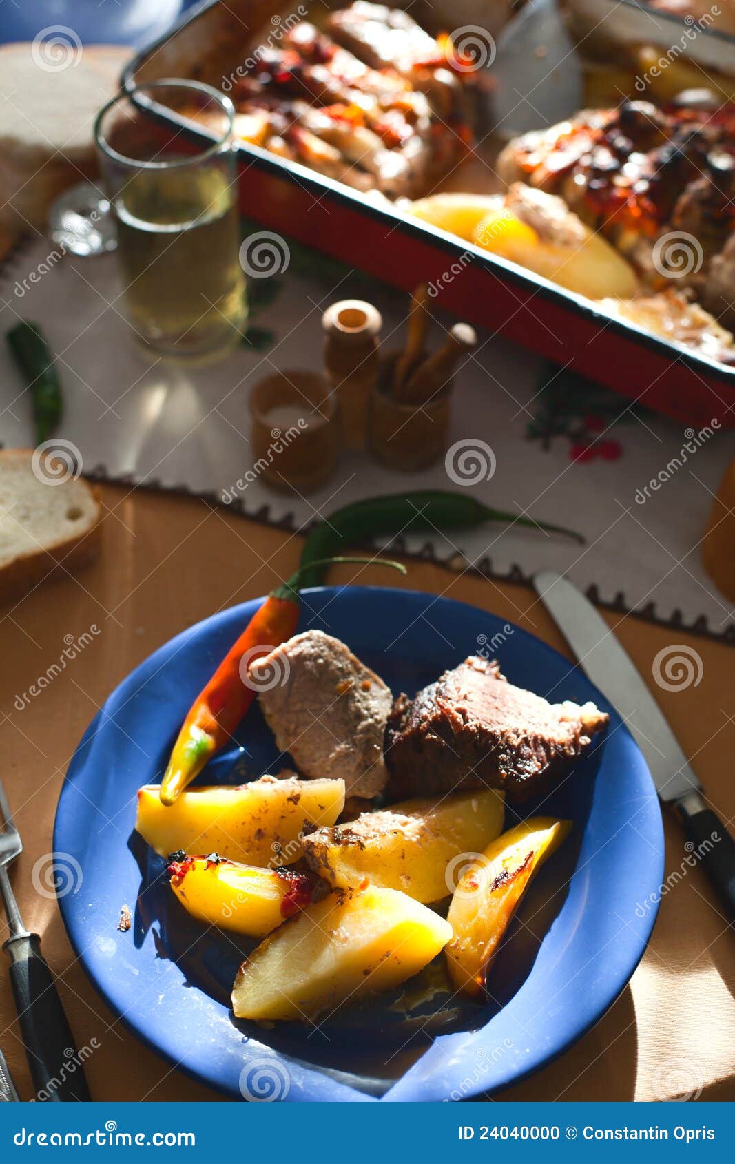 Delicous meal stock photo. Image of cooked, table, waiting - 24040000
