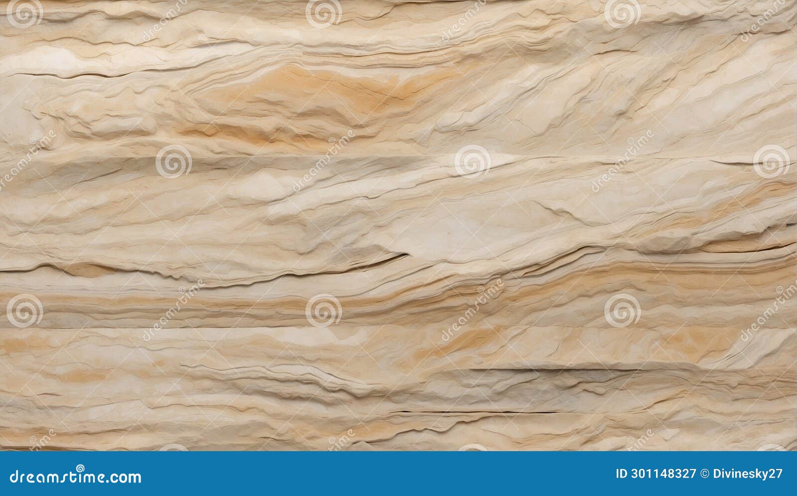 Color Cascade: Banded Limestone Delight. AI Generate Stock Illustration ...