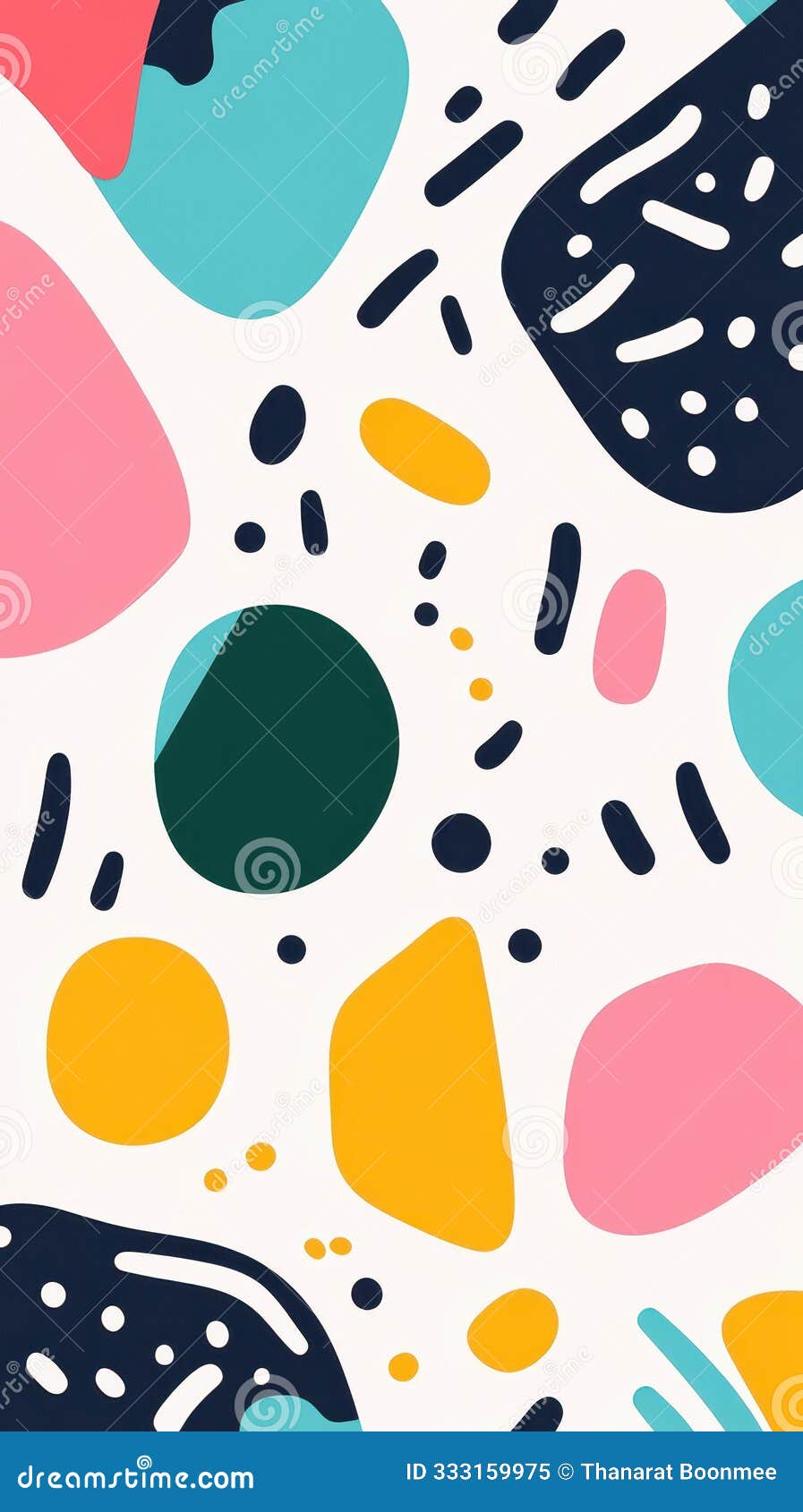 Delight in Soft Patterns and Shapes, Where Pastel Hues and Clear Forms ...