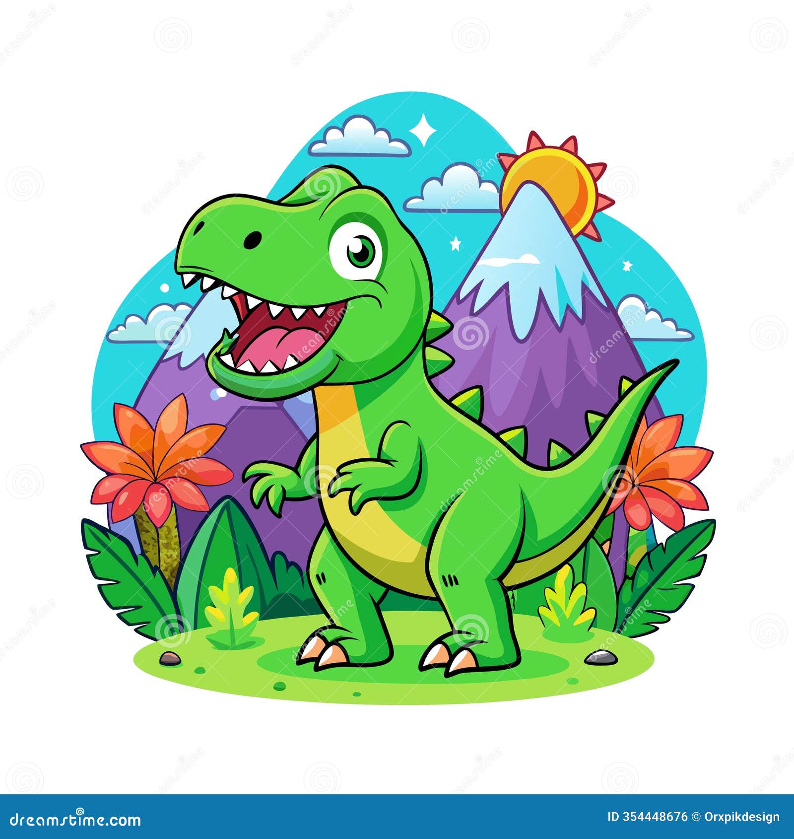 Delighted Cartoon Boy With Robot Companion Vector Illustration ...