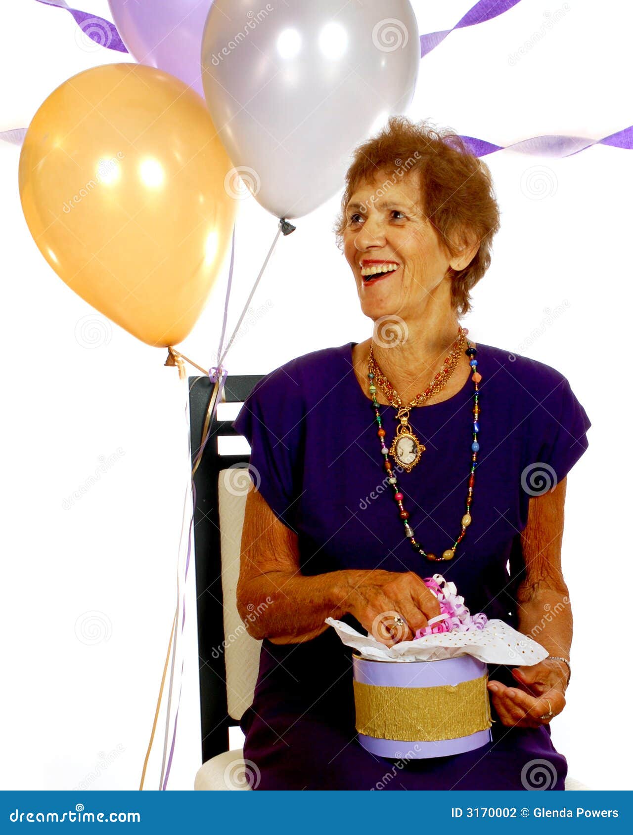 Delighted with Gift stock photo. Image of necklace, broach - 3170002