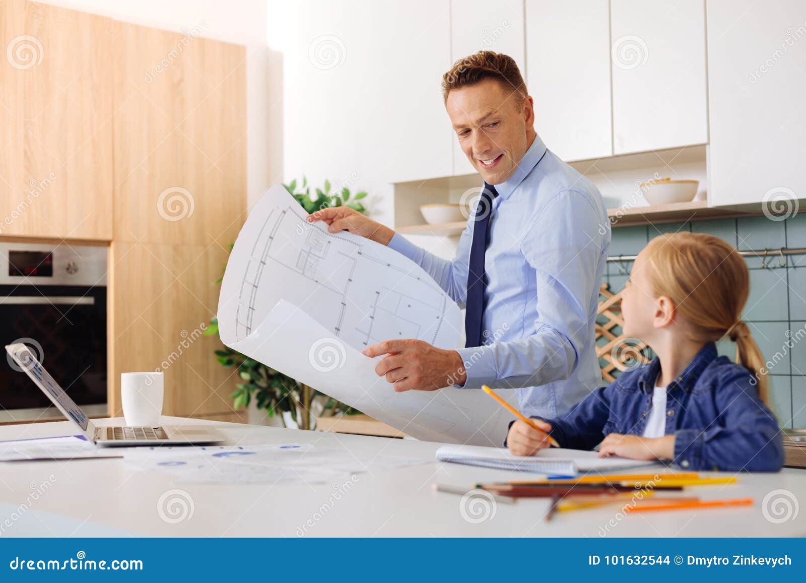 Delighted Smart Engineer Working at Home Stock Photo - Image of leisure ...