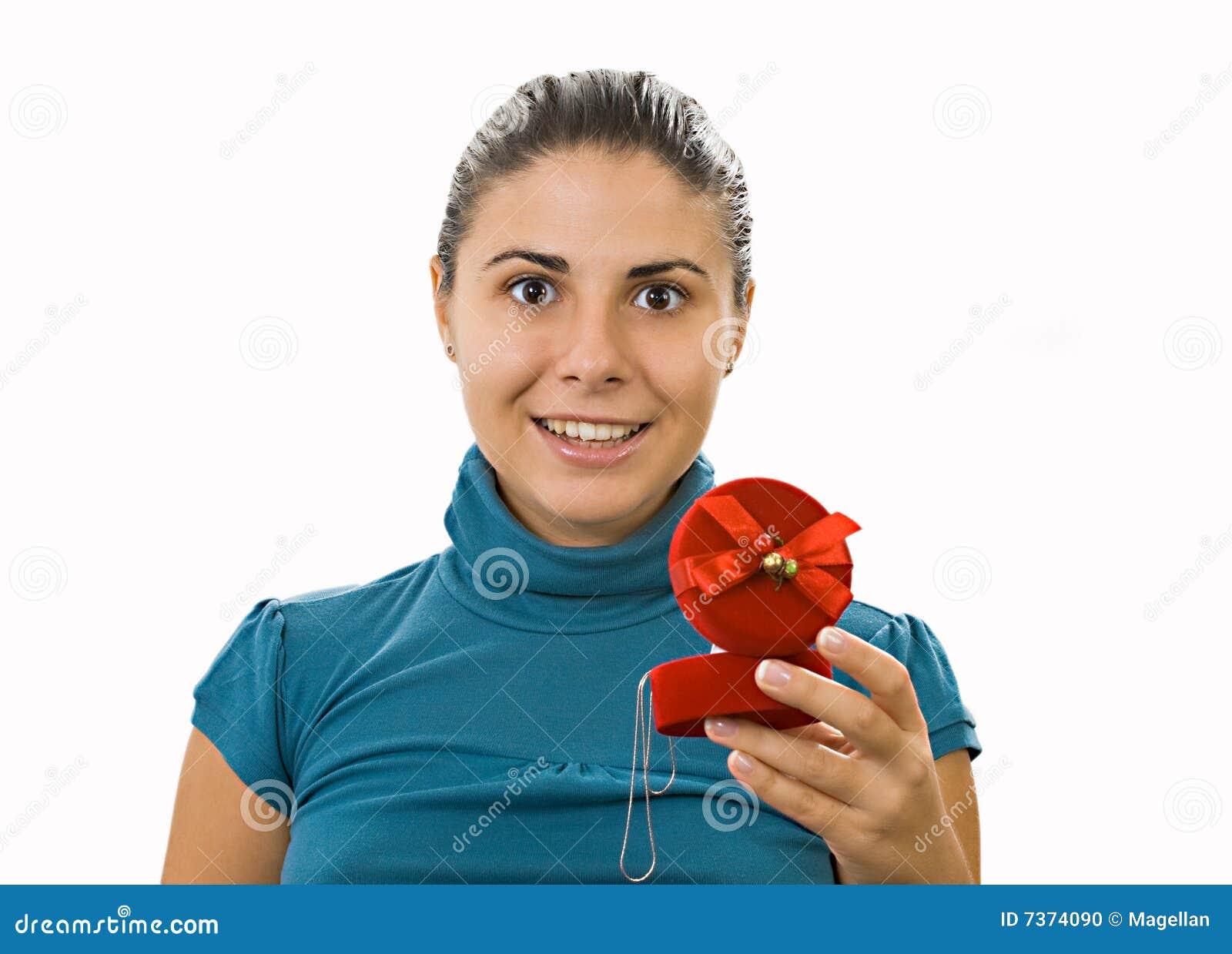 Delighted young woman stock photo. Image of young, beauty - 7374090