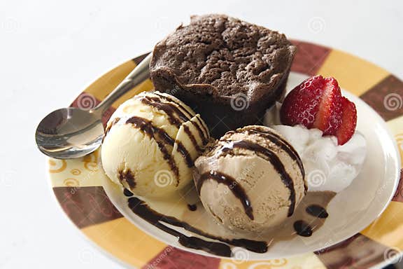 Delightful dessert stock image. Image of whip, scoop, elegance - 5708533