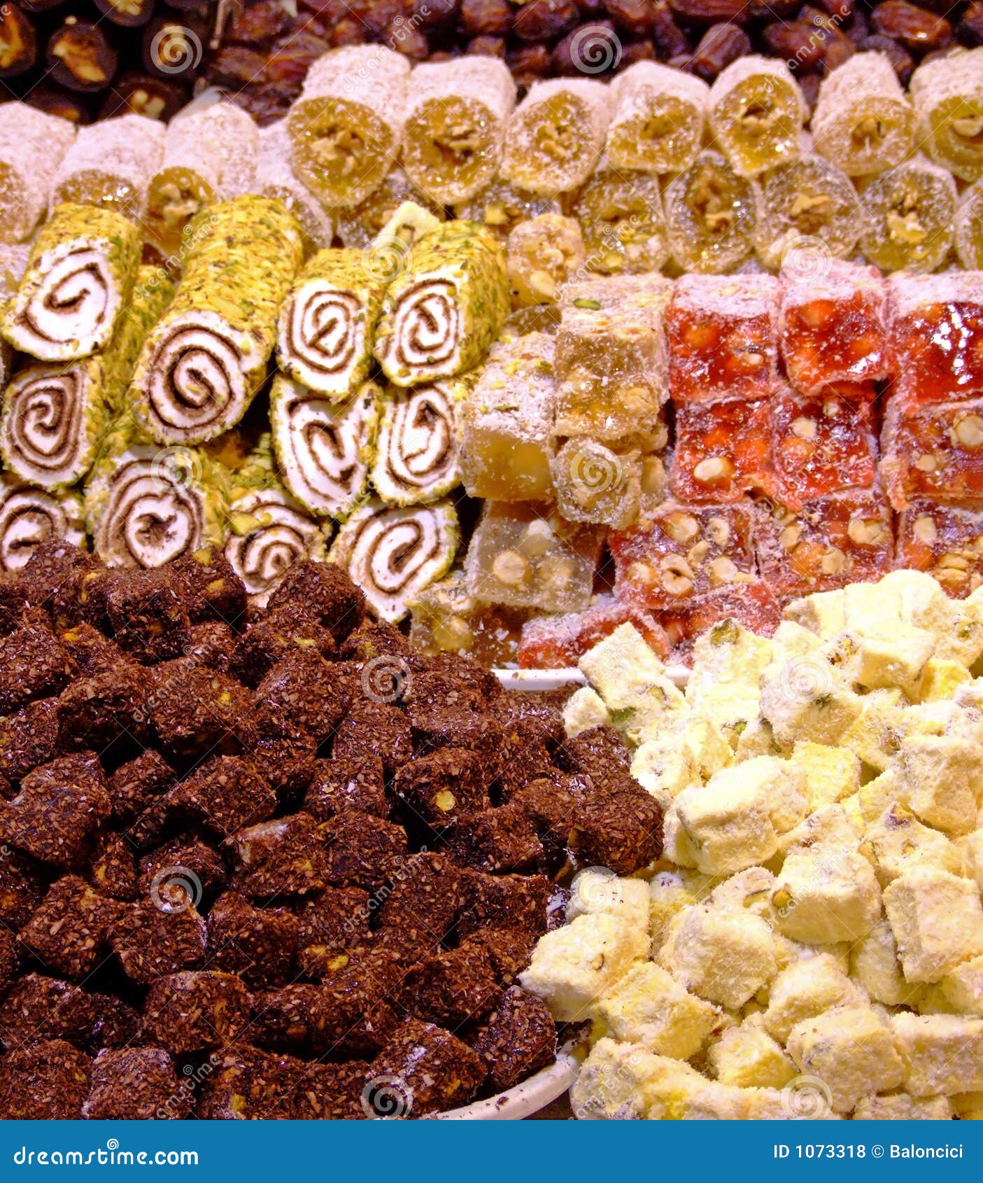 Delights assortment stock photo. Image of calories, sugar - 1073318