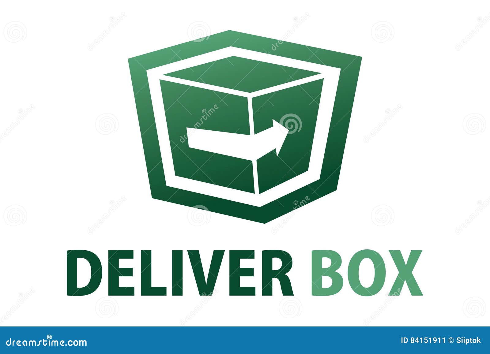 Deliver box logo stock vector. Illustration of shopping - 84151911