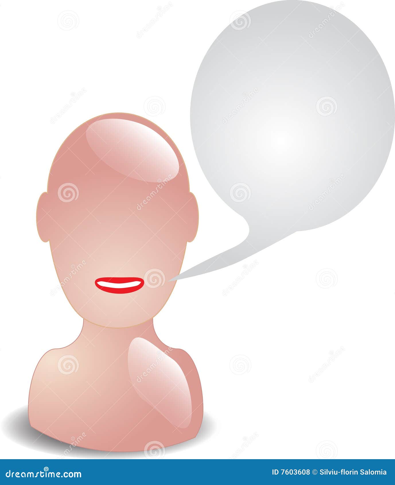 Deliver a message stock vector. Illustration of dream - 7603608