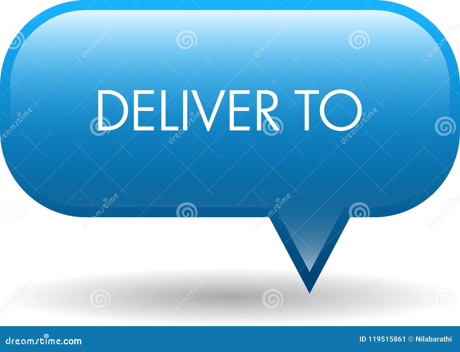 Deliver to web button stock illustration. Illustration of buyer - 119515861