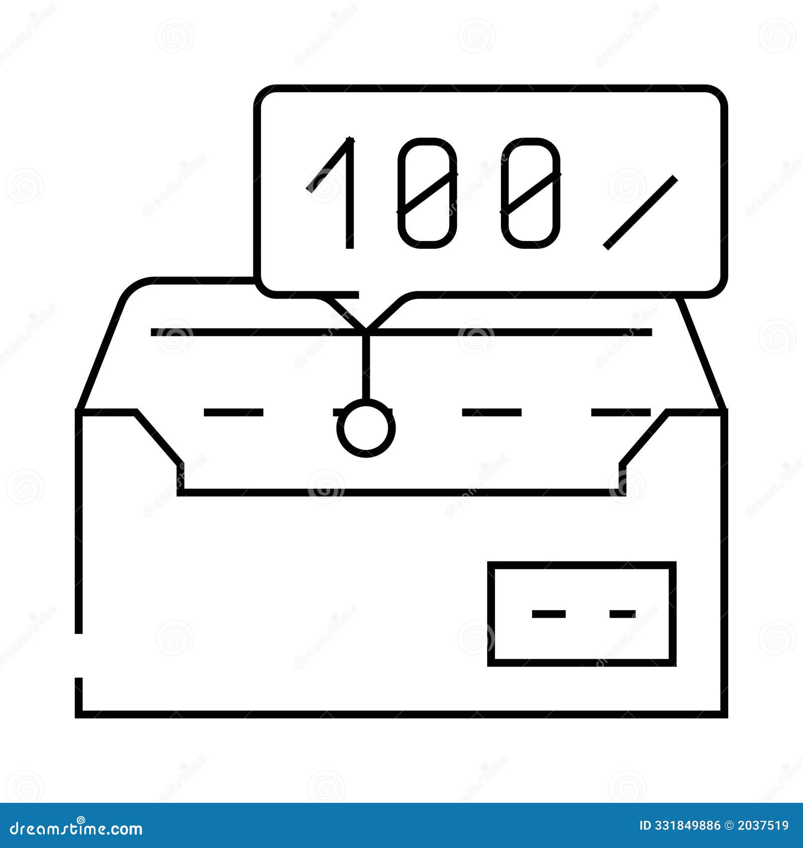 Deliverability Tests Line Icon Vector Illustration Stock Illustration ...