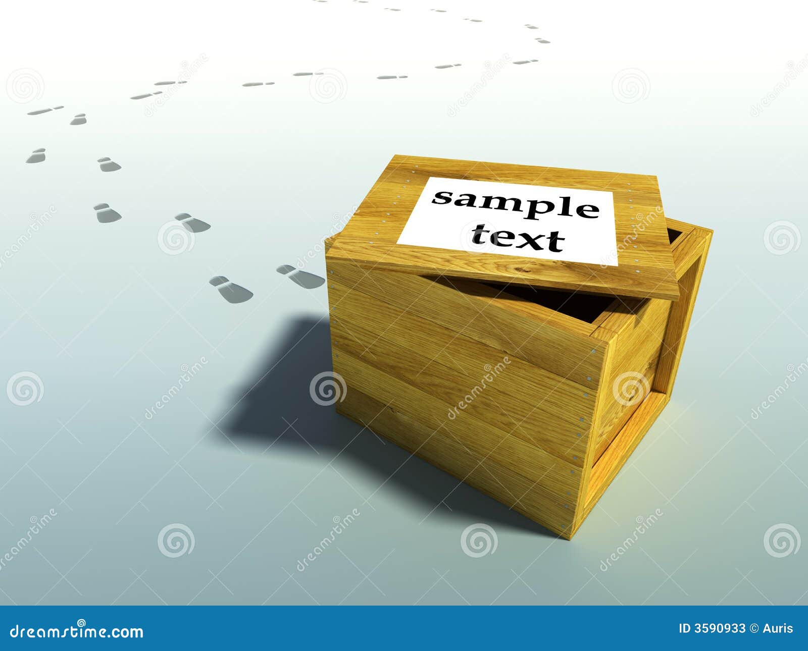 Delivered crate stock illustration. Illustration of packaging - 3590933