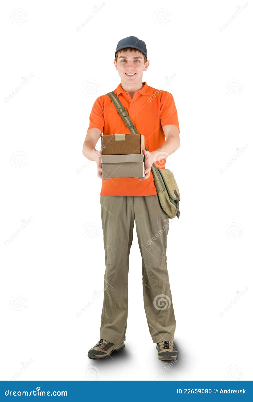 Deliverer stock photo. Image of work, worker, service - 22659080