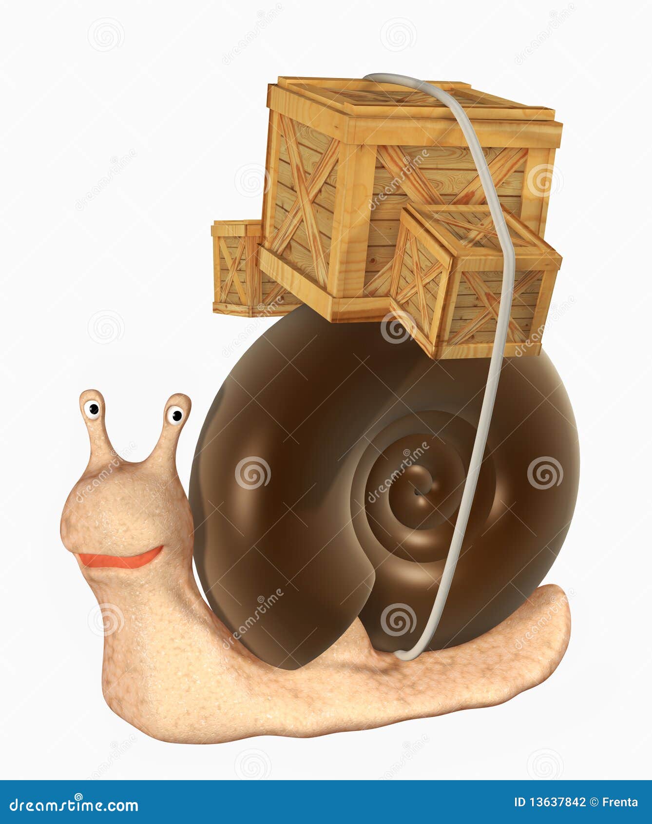 Delivering stock illustration. Illustration of resettlement - 13637842