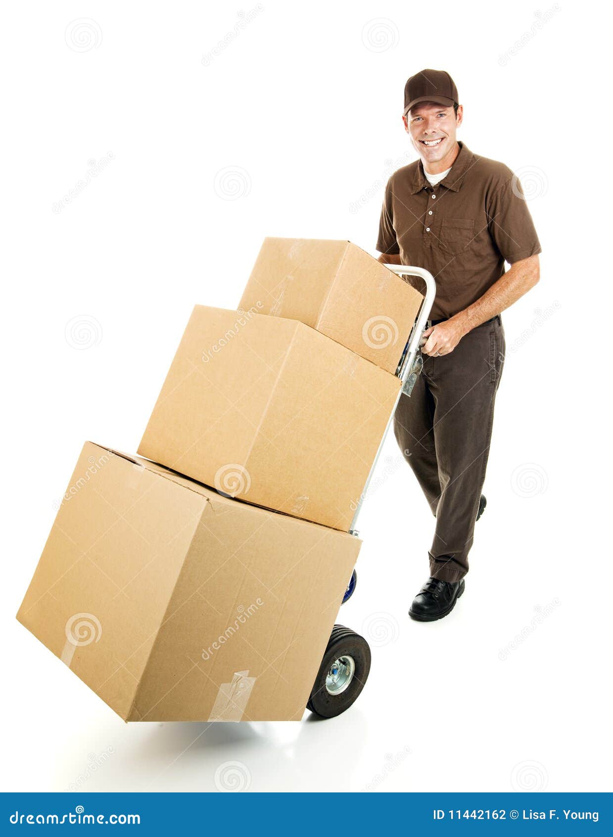 Delivering for You stock photo. Image of moving, blue - 11442162