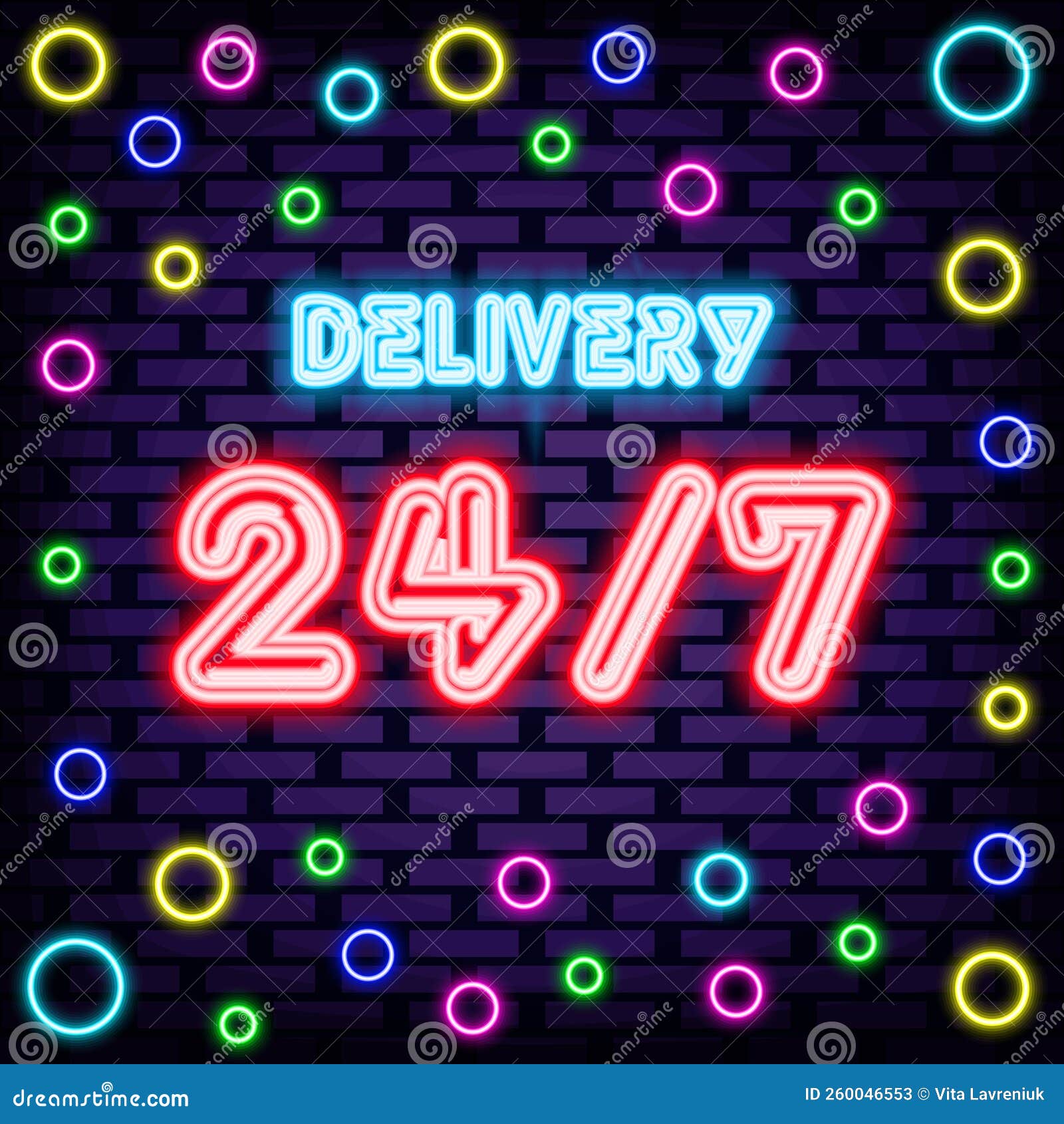 44766 Neon Sign Vector. Neon Script. Light Banner. | CartoonDealer.com ...