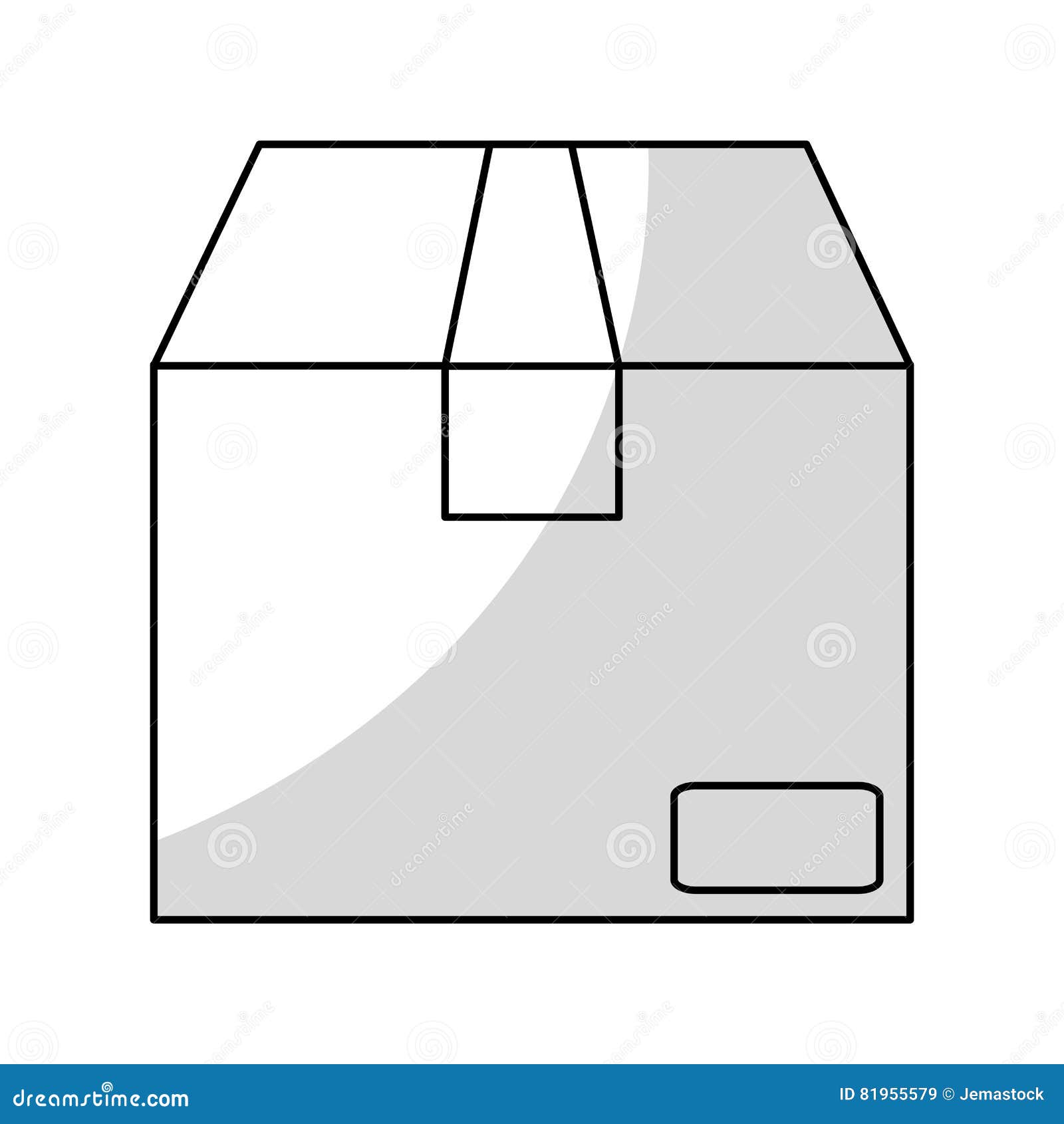 Delivery box design stock vector. Illustration of logistic - 81955579