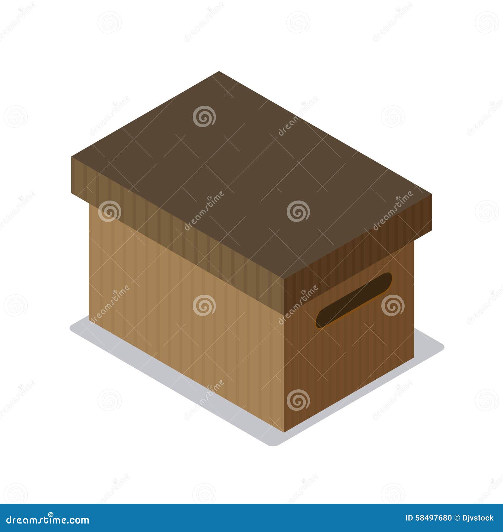 Delivery box design. stock vector. Illustration of parcel - 58497680