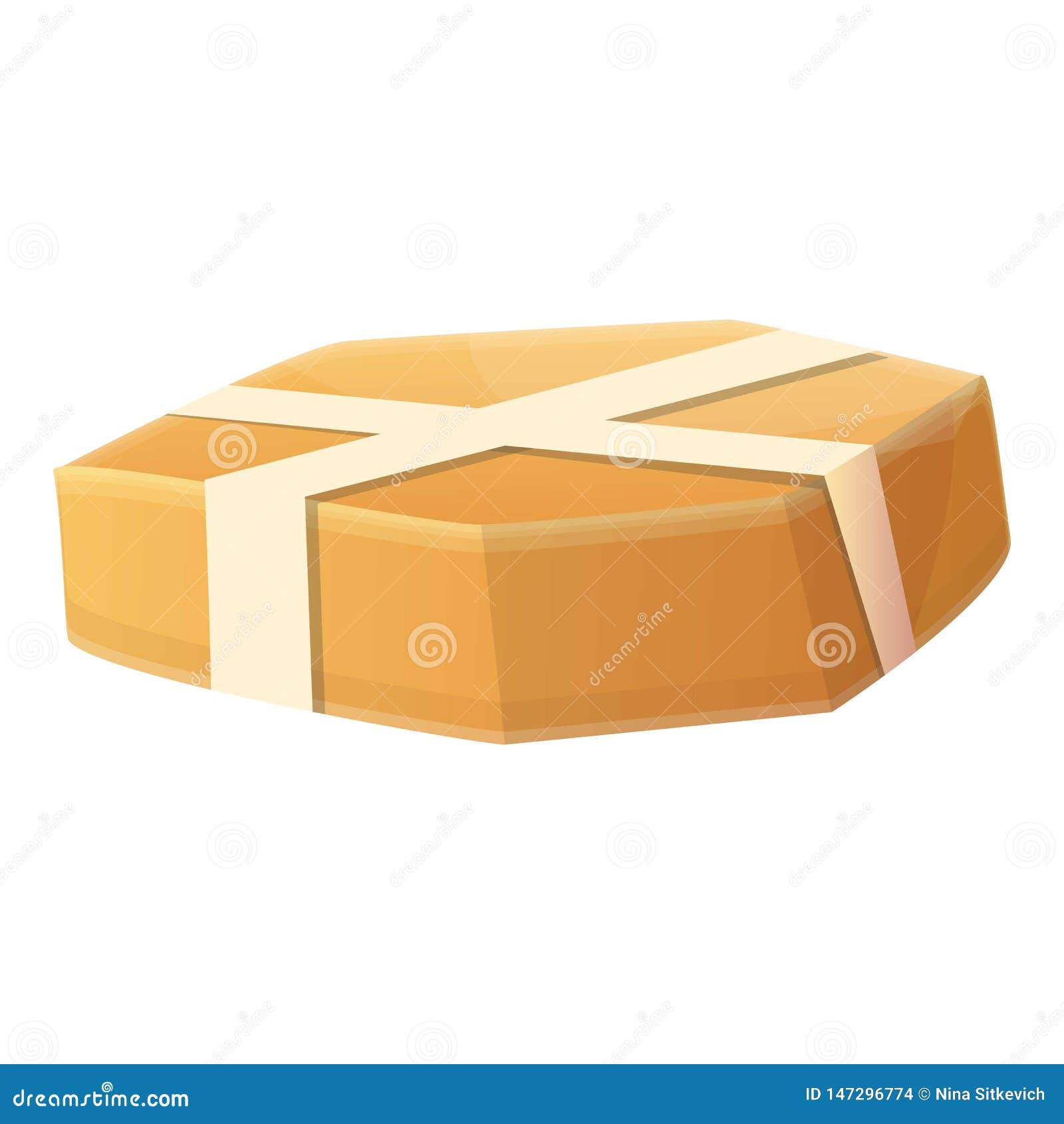 Delivery Box Icon, Cartoon Style Stock Vector - Illustration of open ...