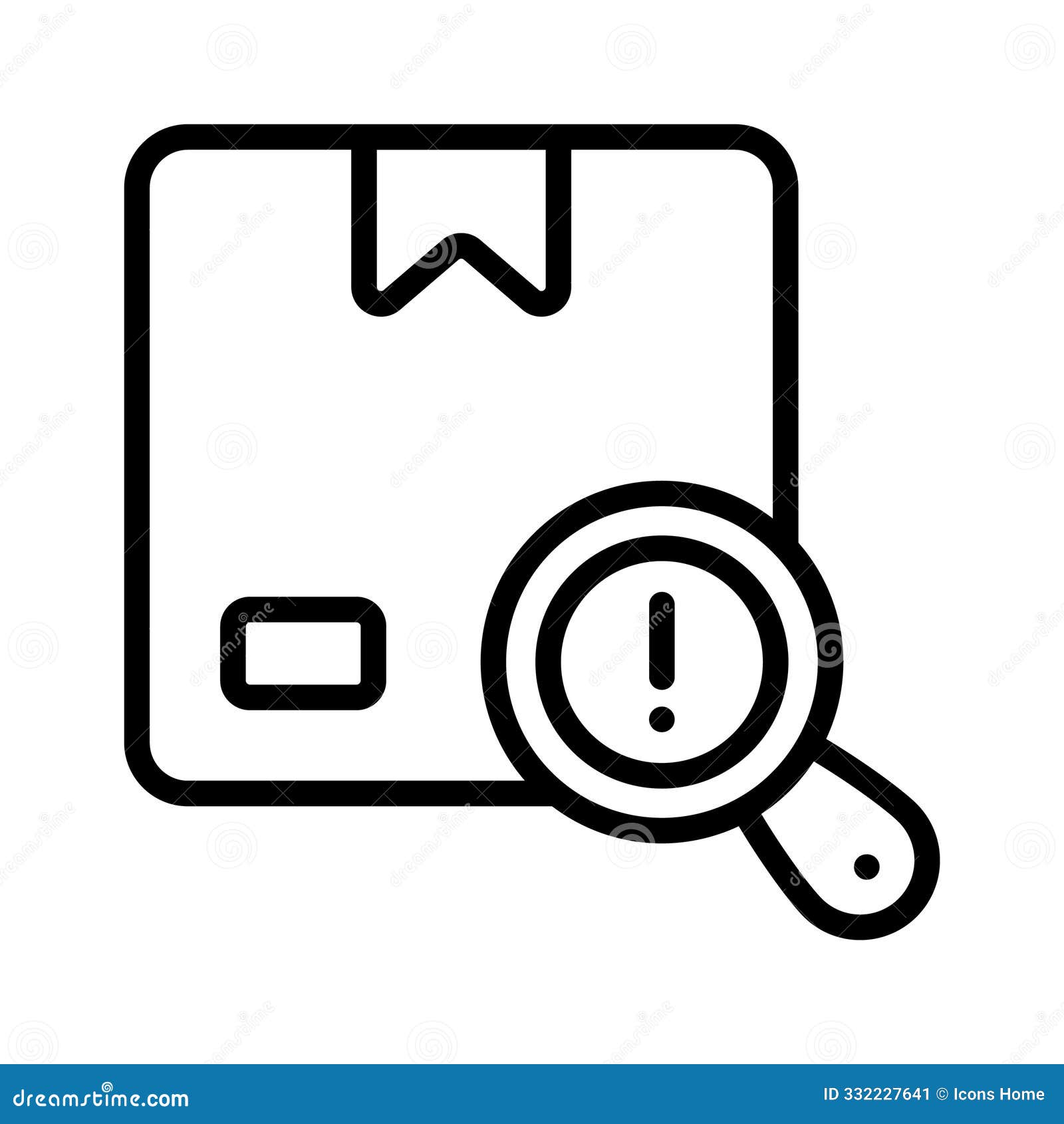 Parcel Inspection stock illustration. Illustration of freight - 332227641