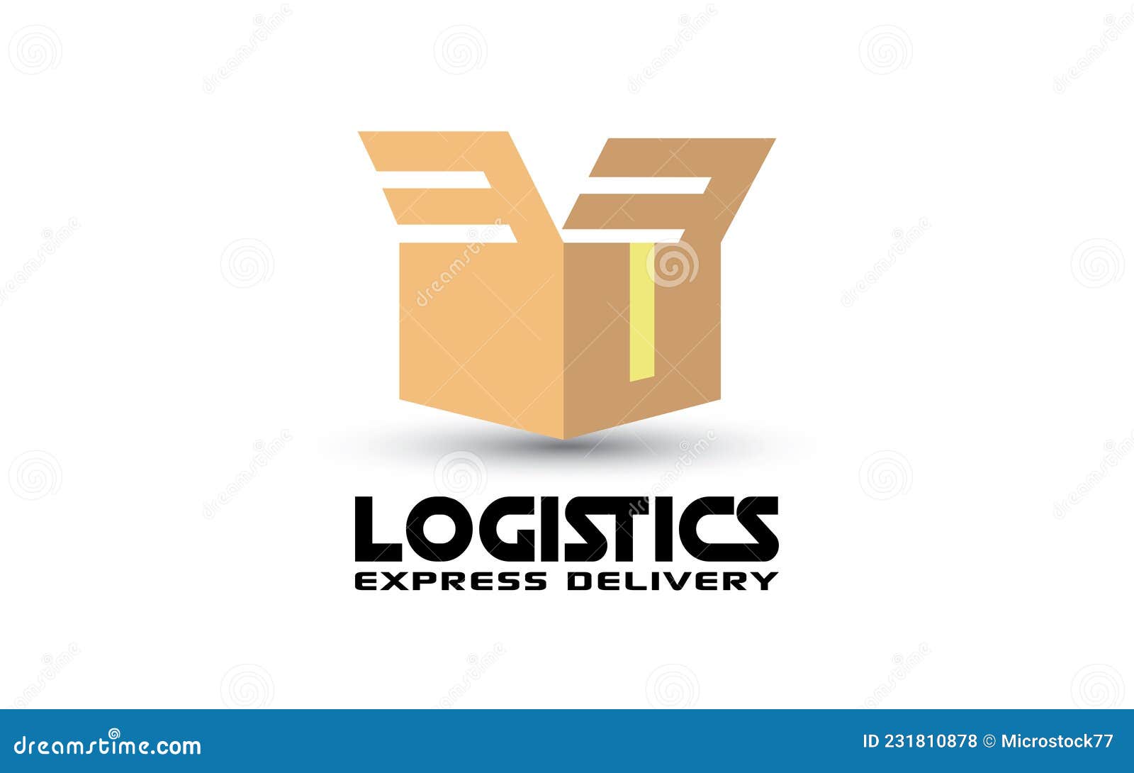 Delivery Box Package Vector Design Stock Vector - Illustration of ...