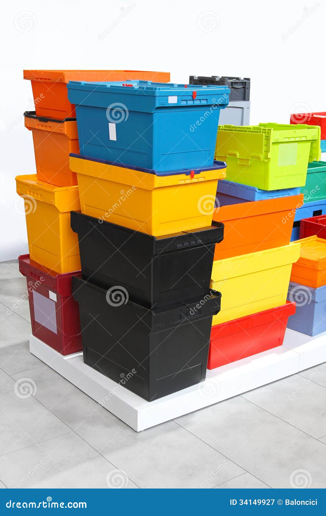 Delivery boxes stock image. Image of warehouse, equipment - 34149927