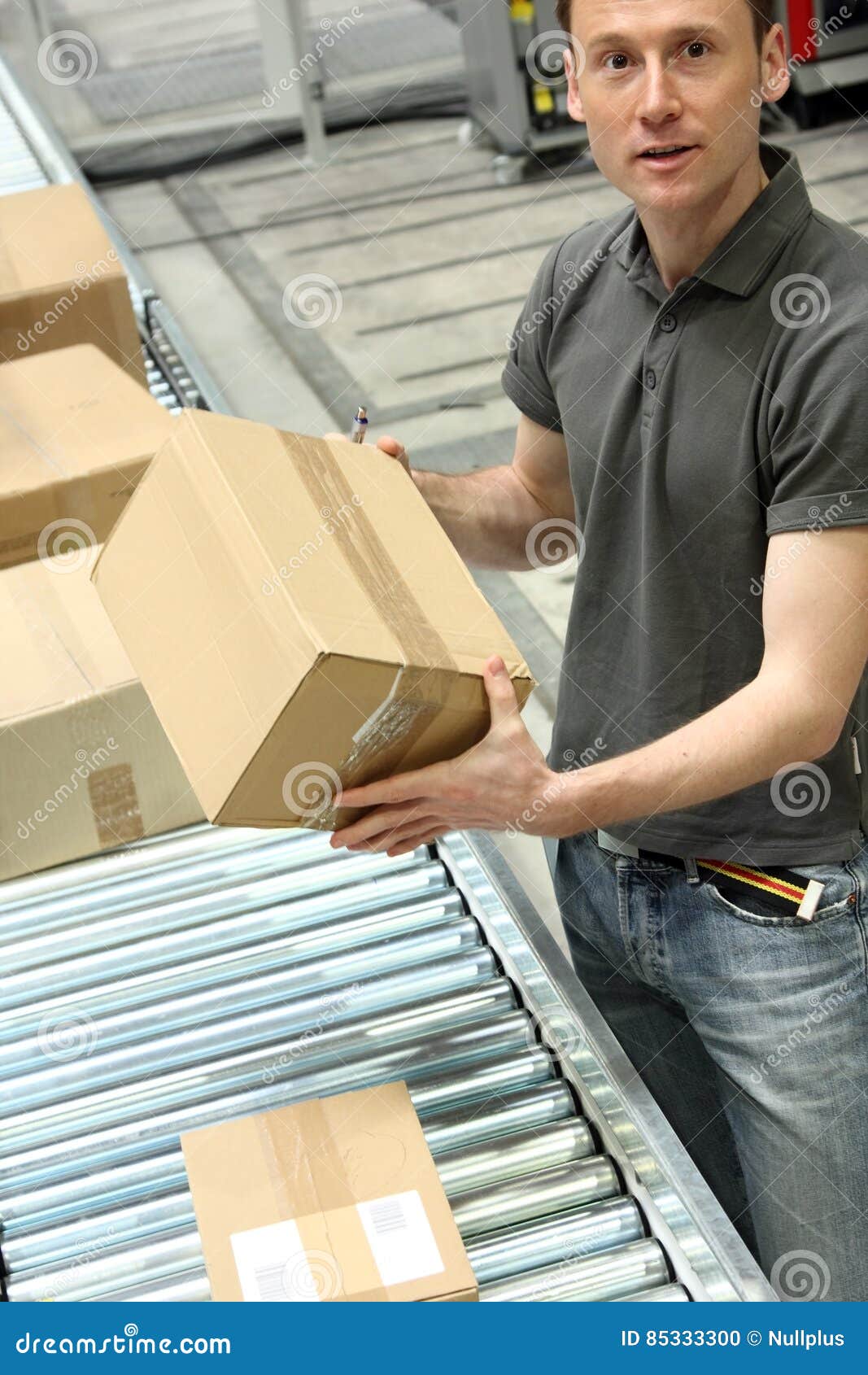 Delivery Boy stock photo. Image of shipping, transportation - 85333300