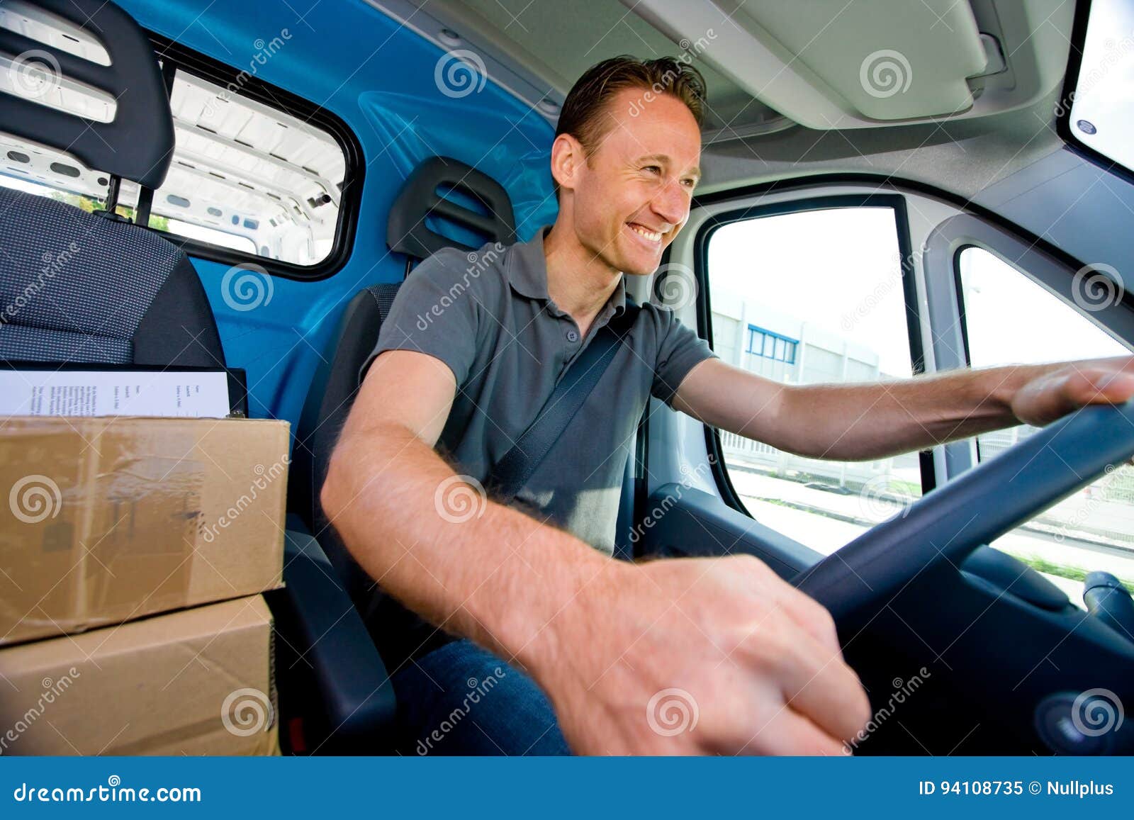 Delivery Boy stock image. Image of white, order, messenger - 94108735