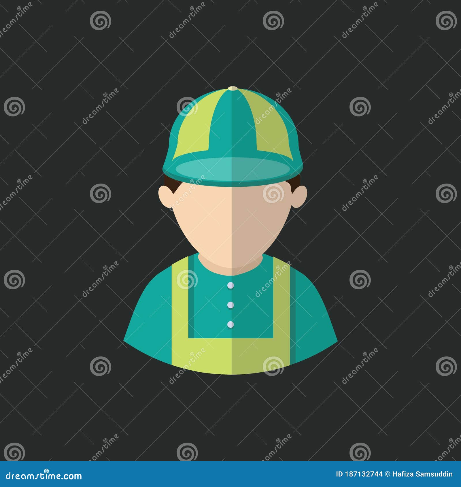 Delivery Boy. Vector Illustration Decorative Design Stock Vector ...