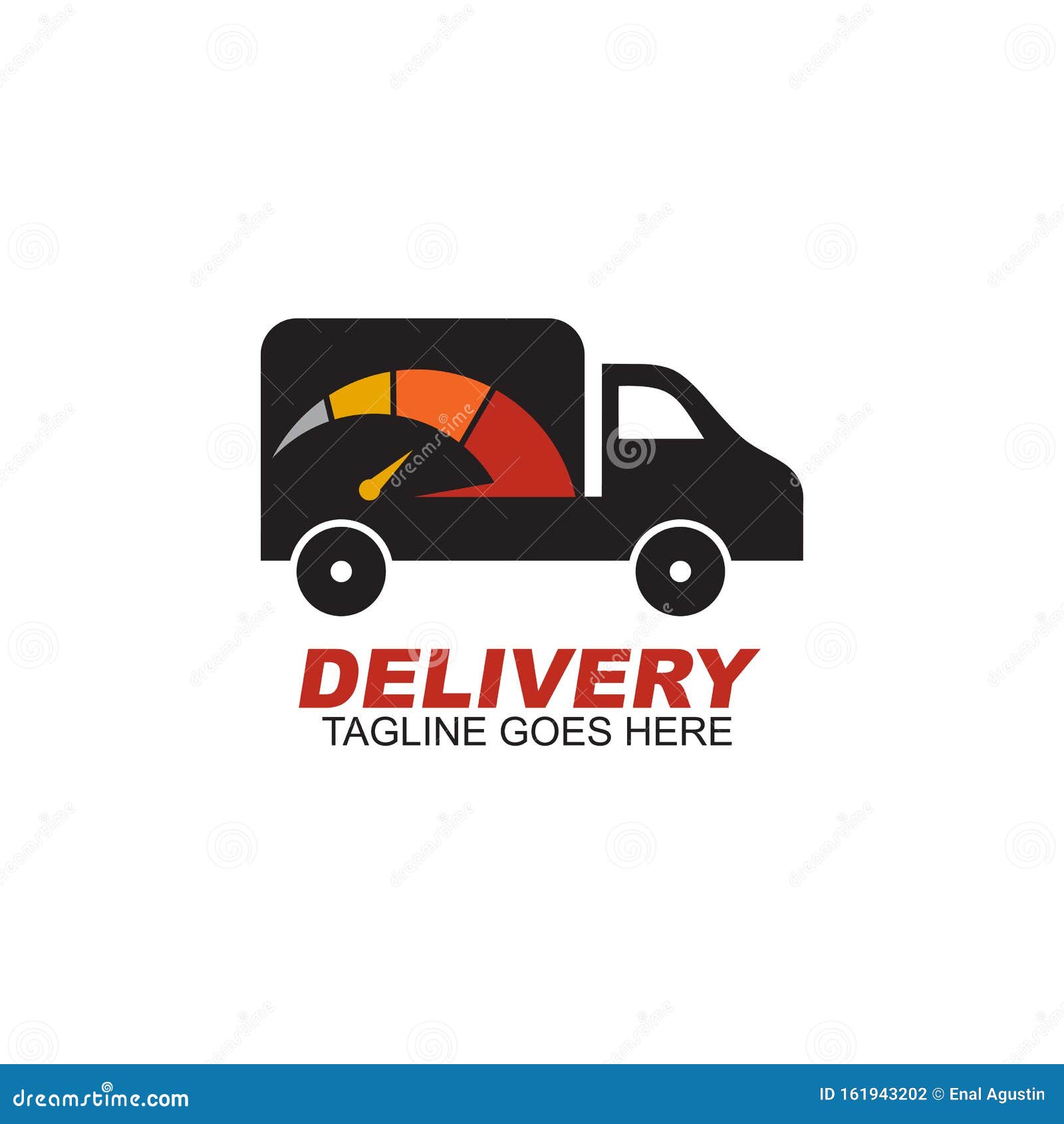Delivery Car Logo Design Vector Template Stock Vector - Illustration of ...