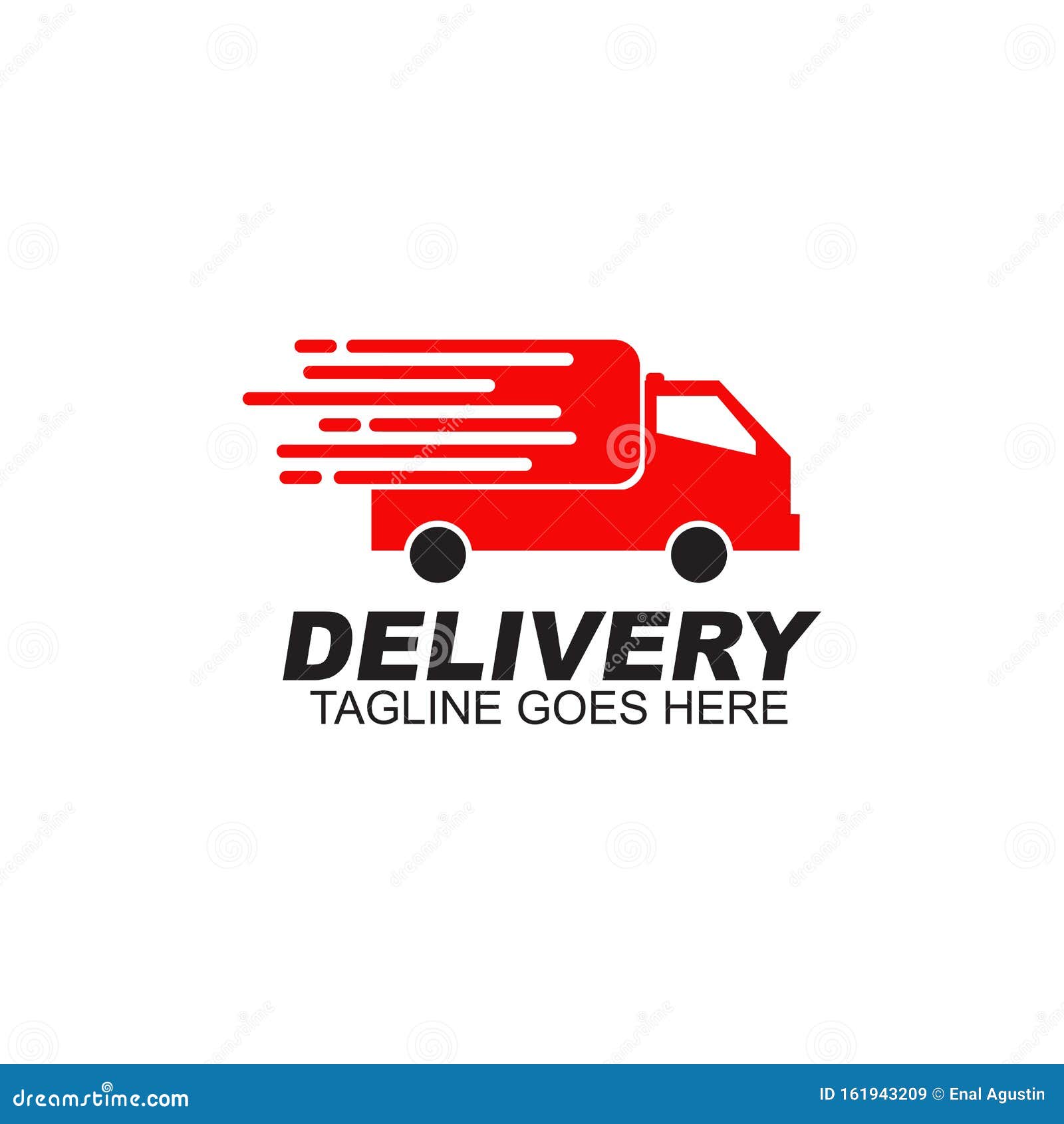 Delivery Car Logo Design Vector Template Stock Vector - Illustration of ...