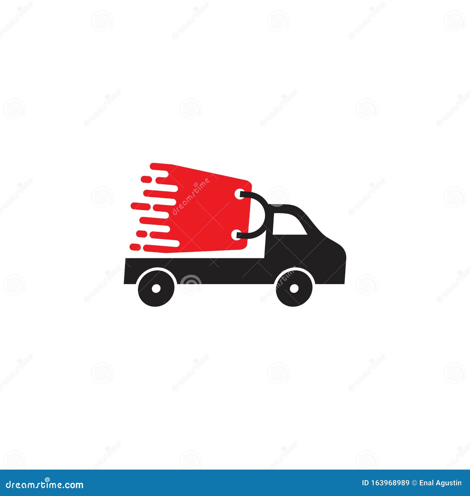 Delivery Car Logo Design Vector Template Stock Vector - Illustration of ...
