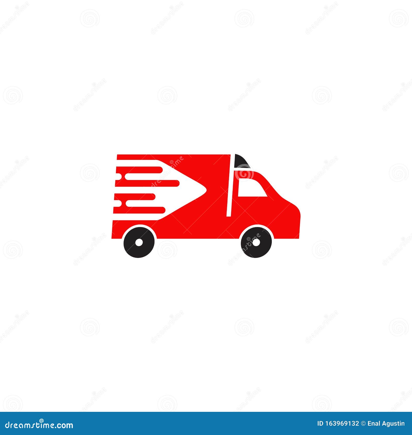 Delivery Car Logo Design Vector Template Stock Vector - Illustration of ...