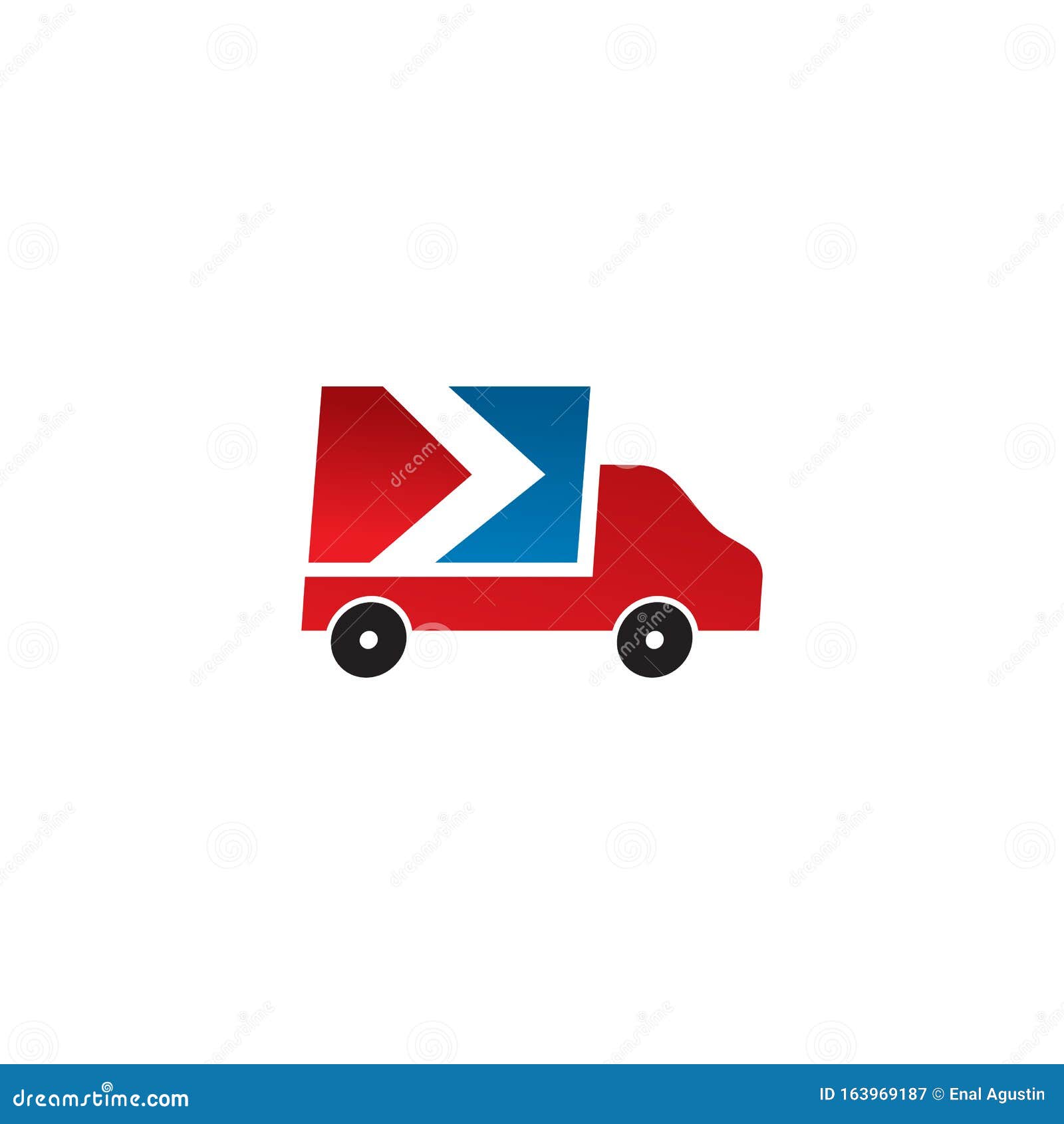 Delivery Car Logo Design Vector Template Stock Vector - Illustration of ...