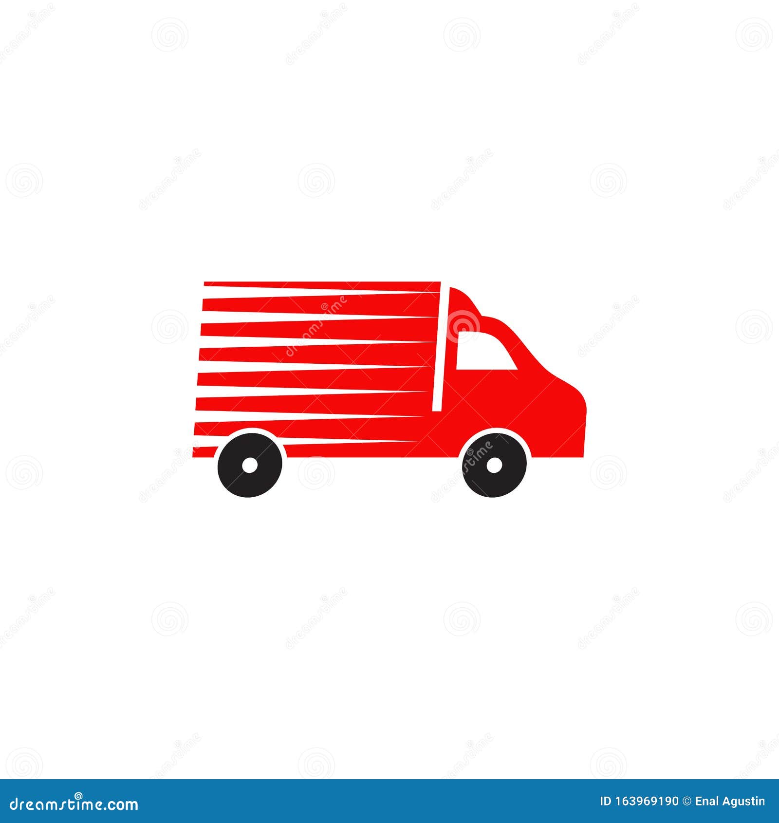 Delivery Car Logo Design Vector Template Stock Vector - Illustration of ...