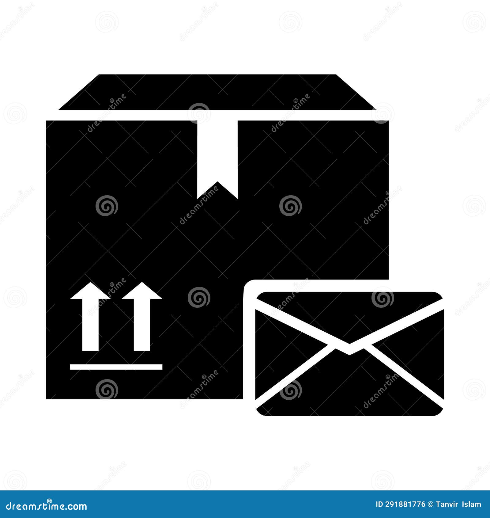 Delivery Confirmation Email Icon Stock Vector - Illustration of bundle ...