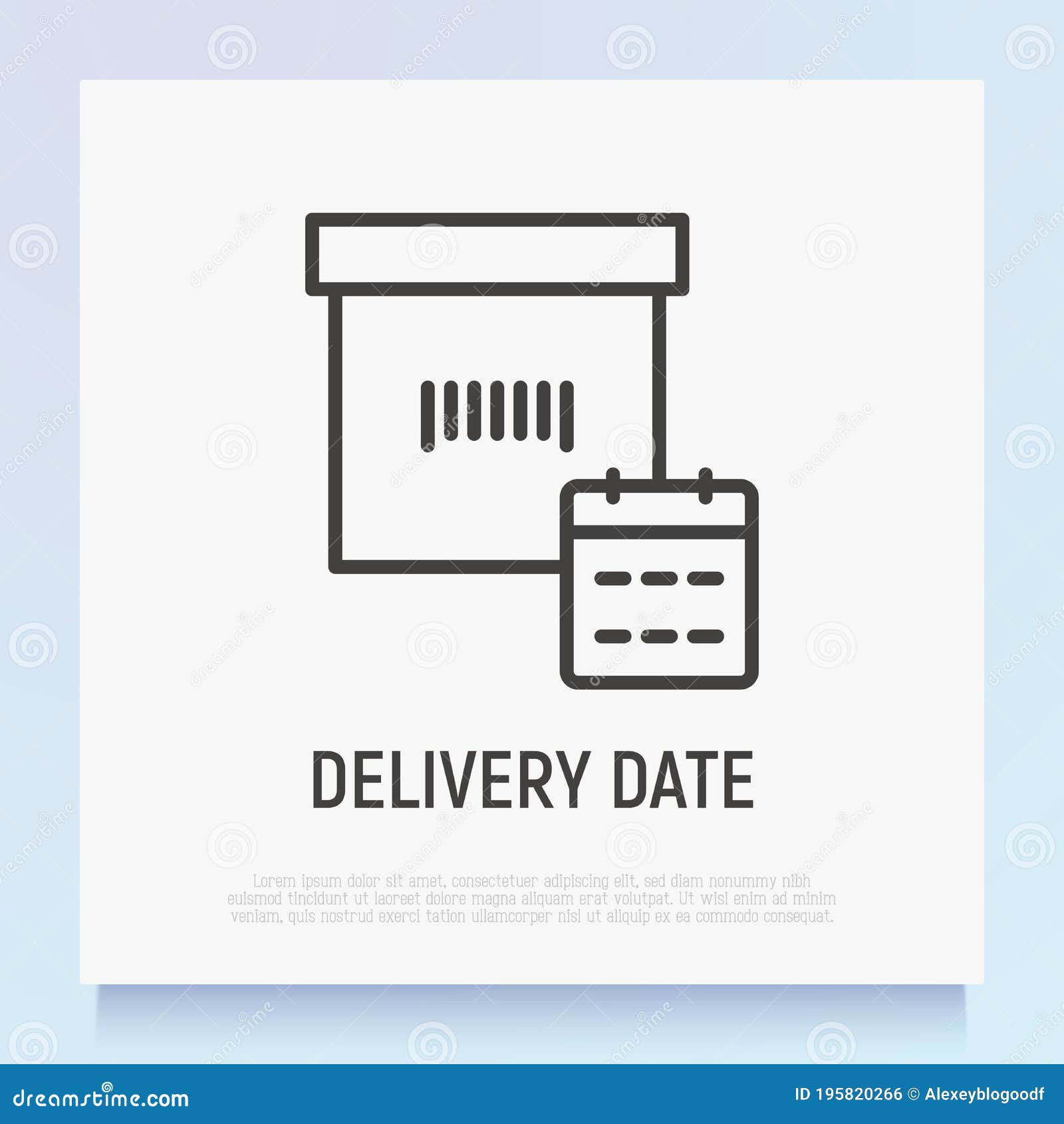 Delivery Date Transparent Icon. Delivery Date Symbol Design From ...